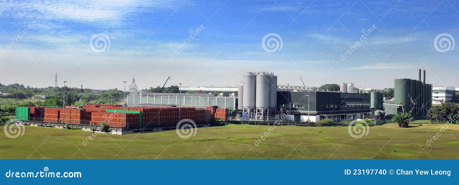Beer Factory Exterior View stock photo. Image of industry - 23197740
