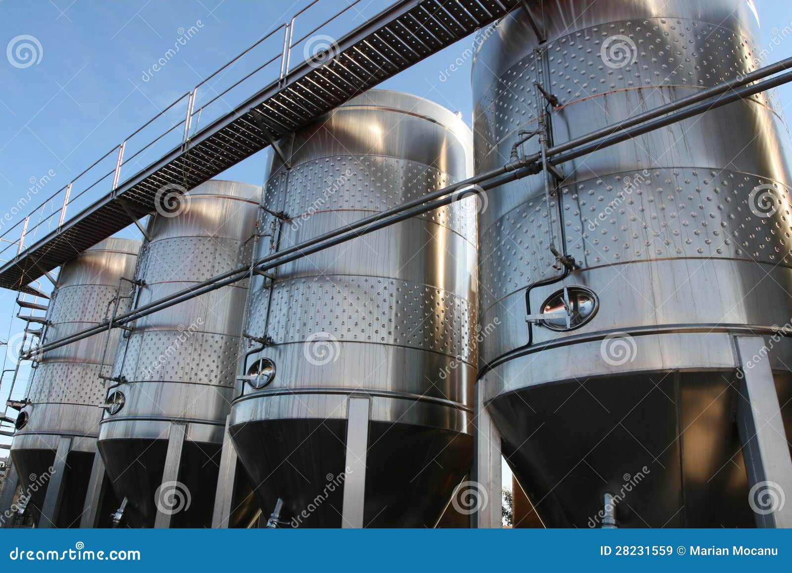 Beer Fermentaion Tanks Stock Photography | CartoonDealer.com #21345692