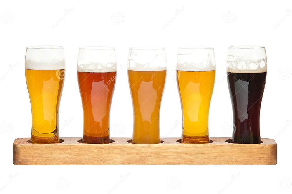 Beer Flight. stock image. Image of brewery, fest, craft - 37579417