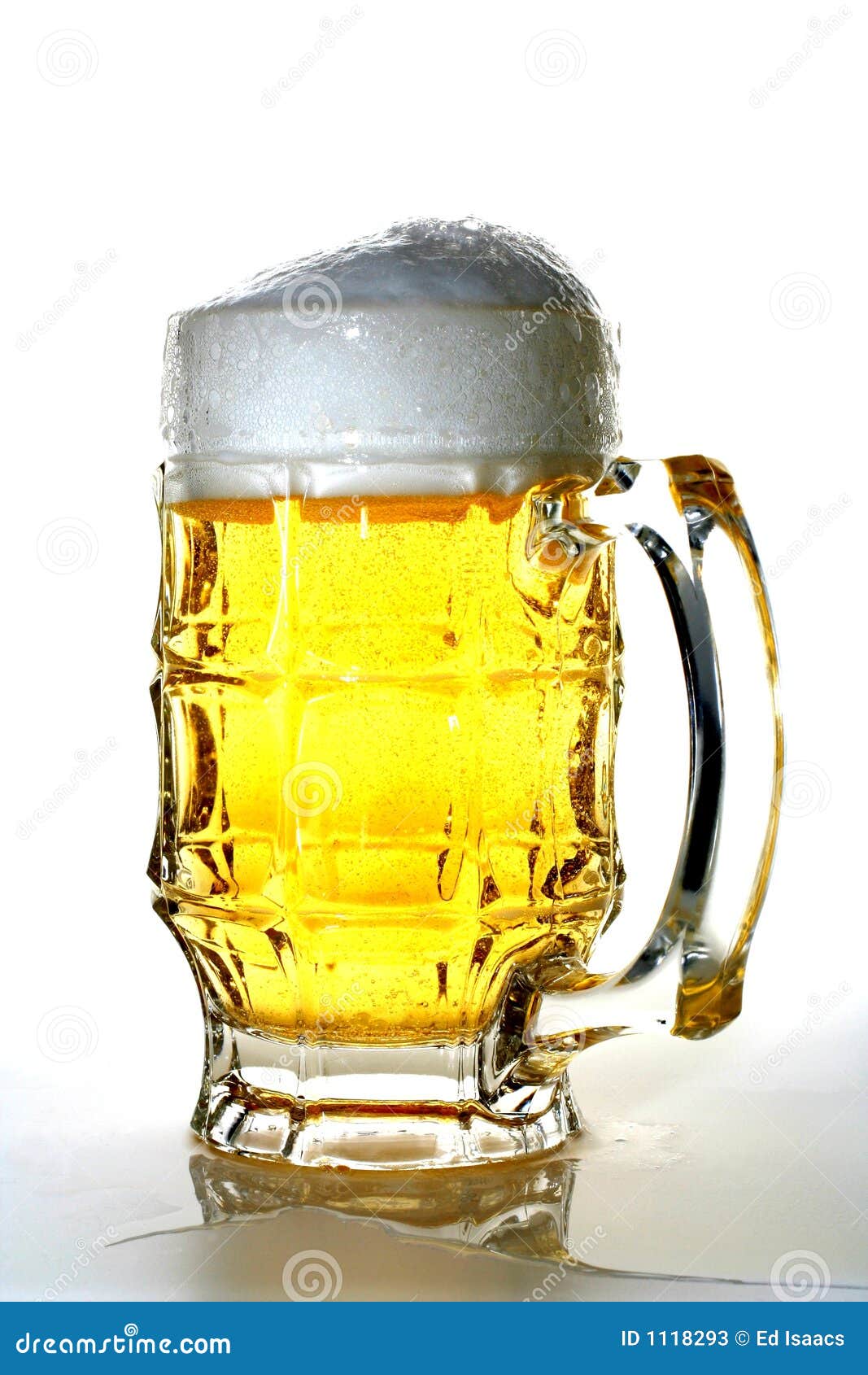 Beer with Foam stock image. Image of tumbler, goblet, foam - 1118293