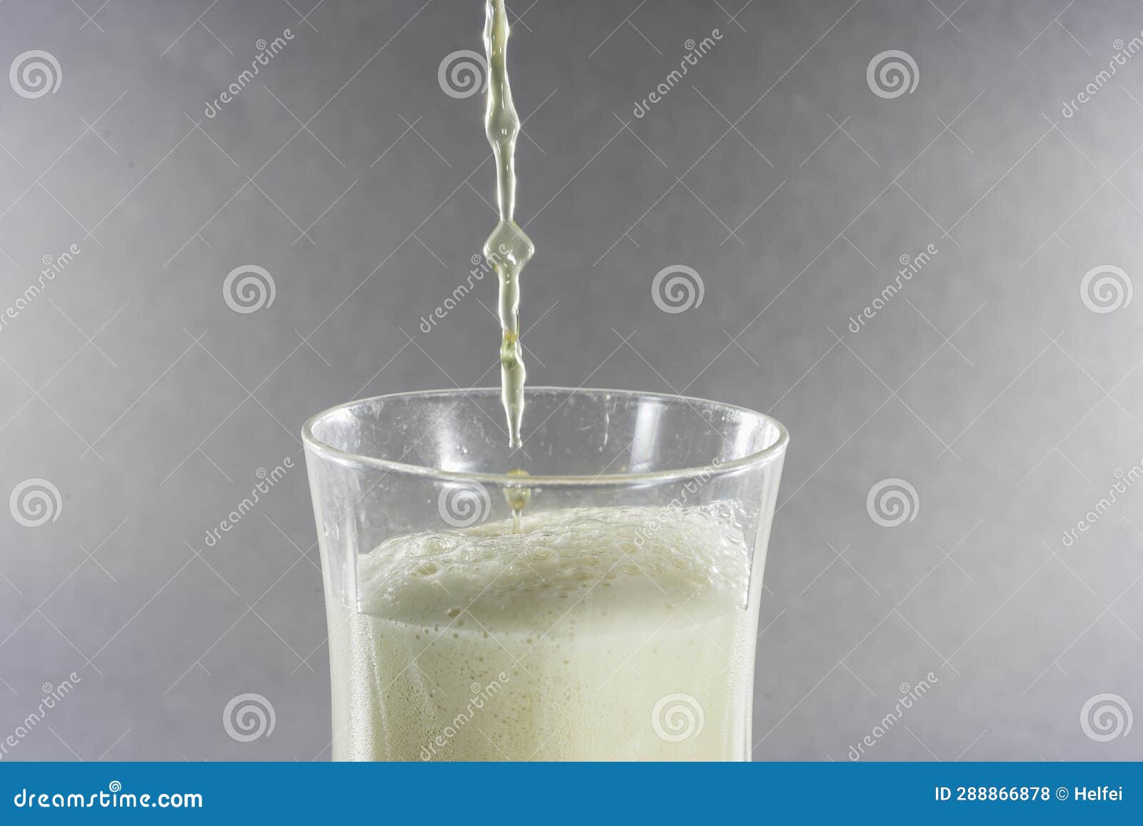 Beer with Foam for Drinking Photographed in Studio Stock Photo - Image ...