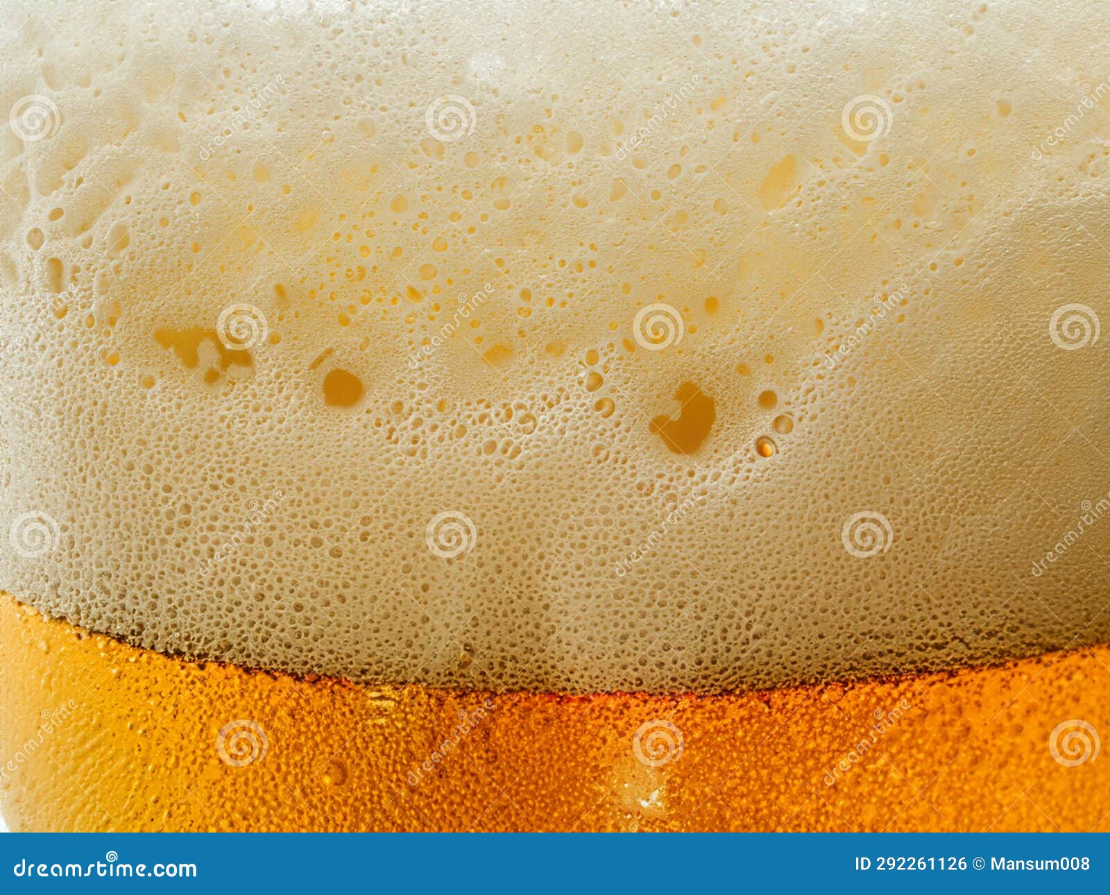 Beer with foam in glass stock photo. Image of fresh - 292261126