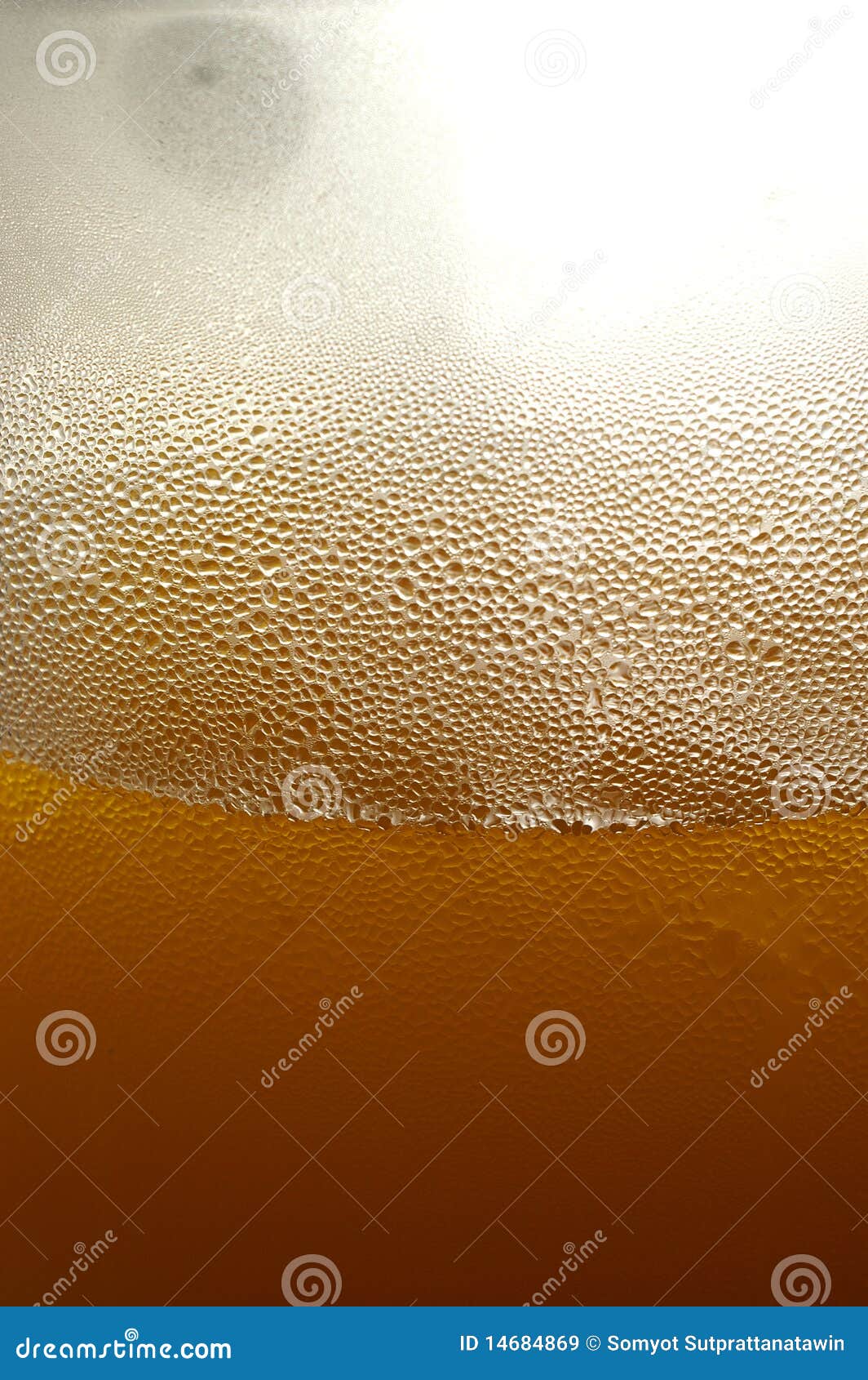 Beer foam texture stock image. Image of orange, glass - 14684869