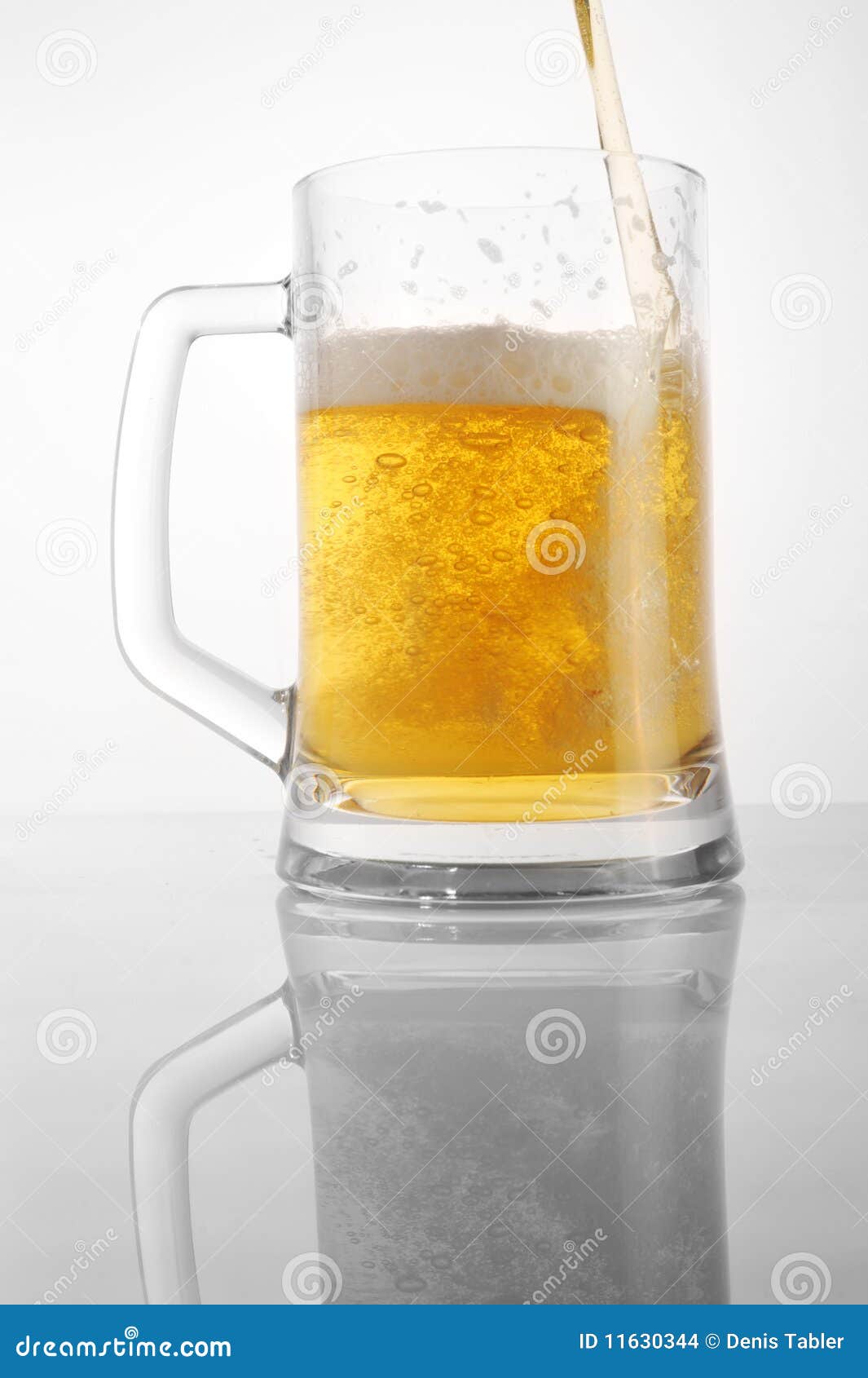 Beer in glass stock photo. Image of head, fresh, pour - 11630344
