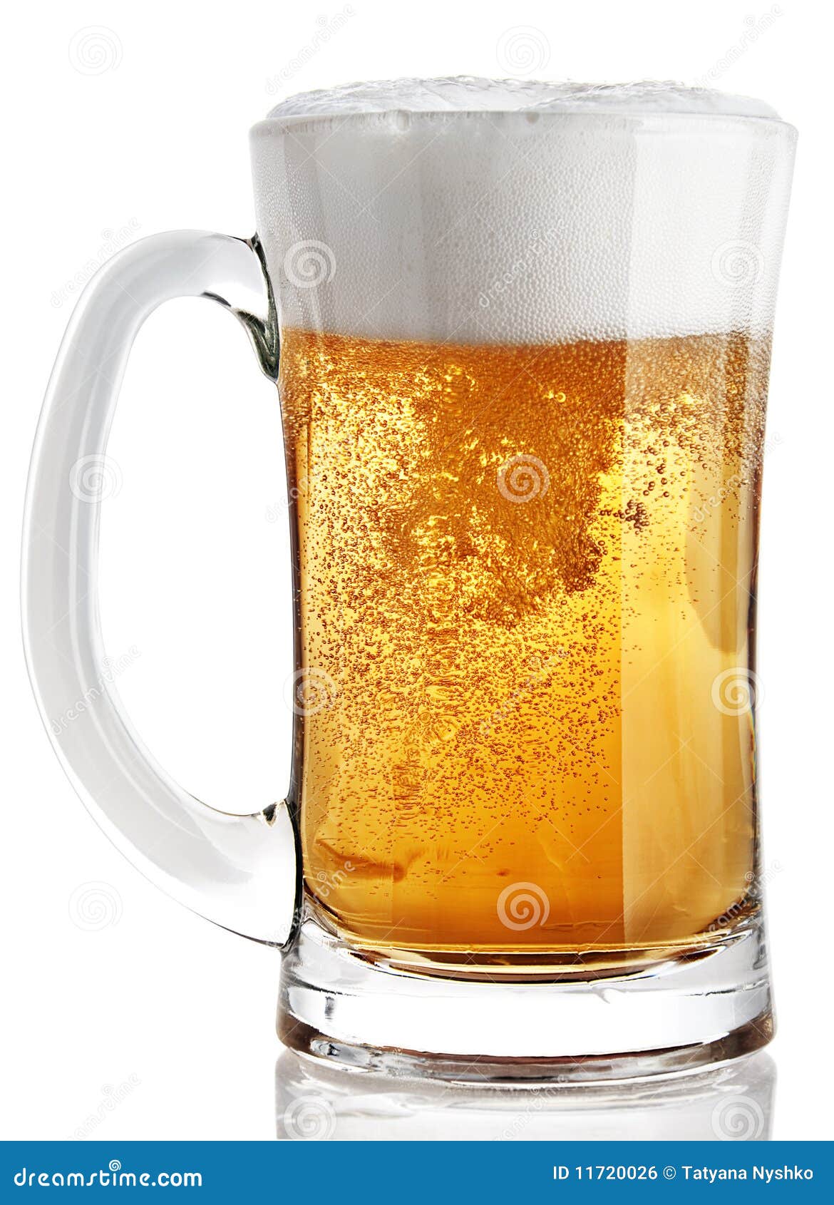 Beer in glass stock photo. Image of lager, single, beer - 11720026