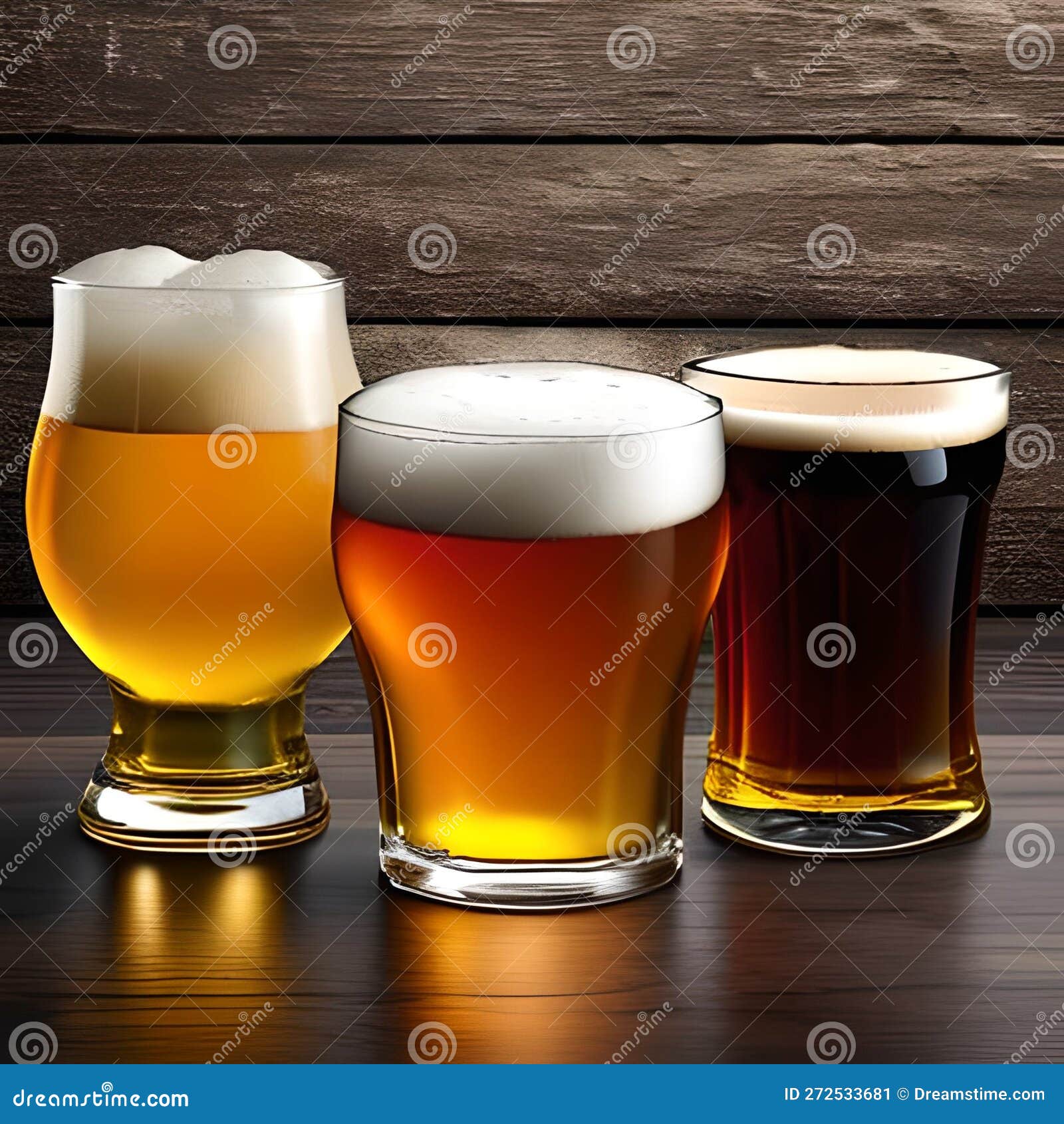 Beer in glass stock illustration. Illustration of cocktail - 272533681