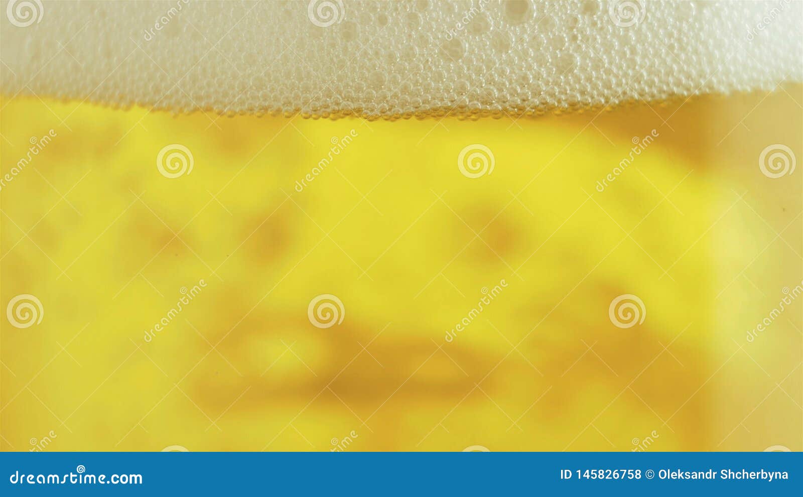 Beer in a Glass Close-up Foam Bubbles Stock Photo - Image of banquet ...