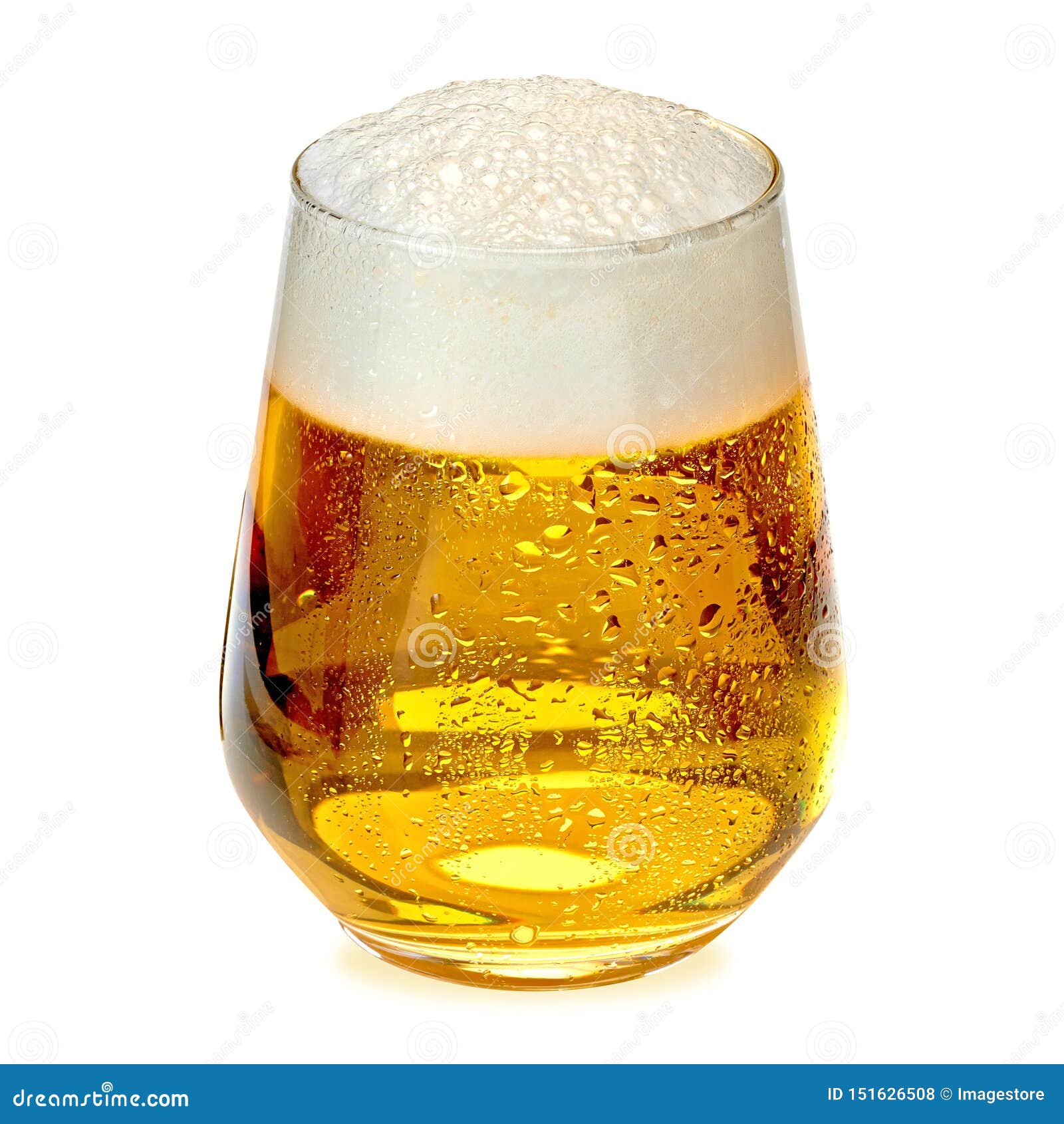 Beer in glass stock photo. Image of liquid, beverage - 151626508