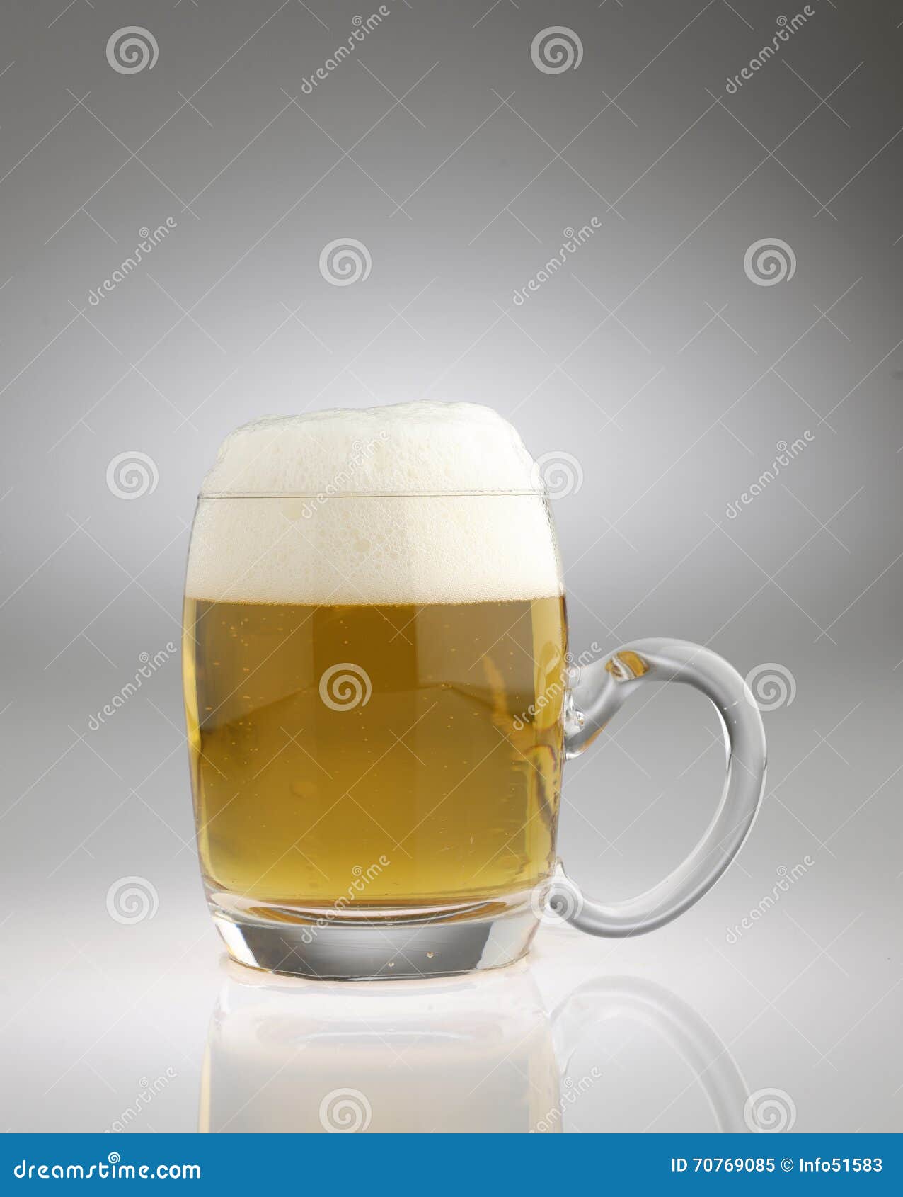 Beer glass with handle stock image. Image of beer, transparent - 70769085