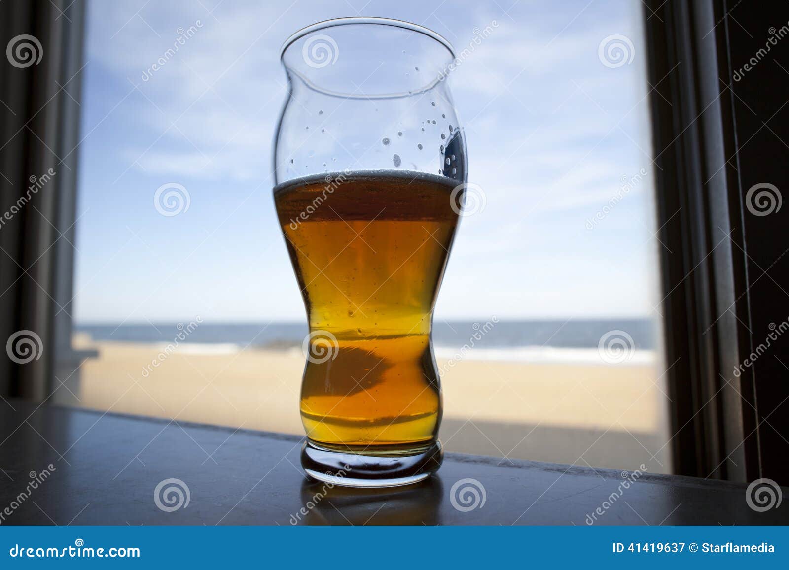 Beer Glass stock image. Image of food, bottle, vacations - 41419637