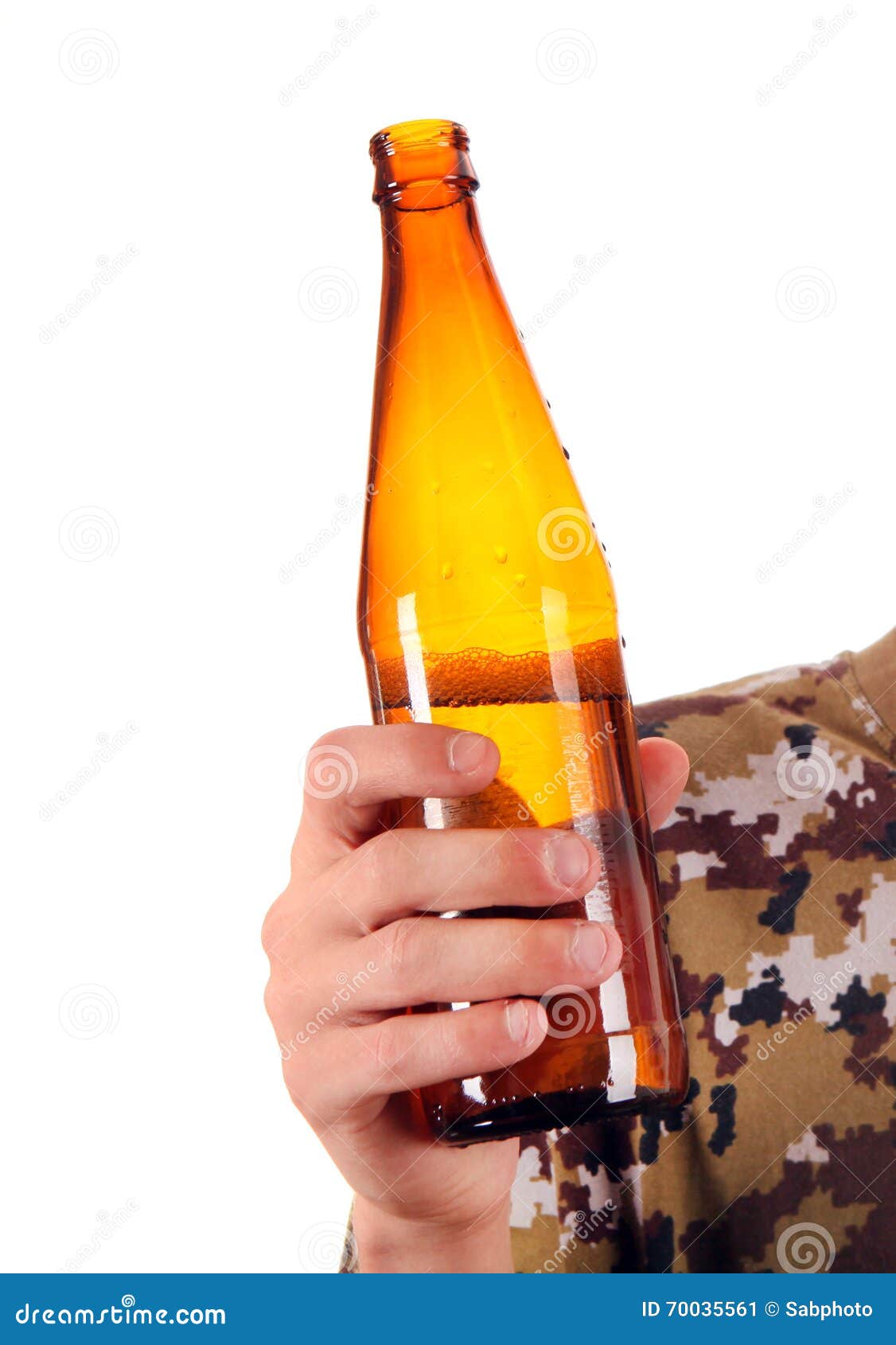 Beer in the Hand stock image. Image of drinks, view, foreground - 70035561