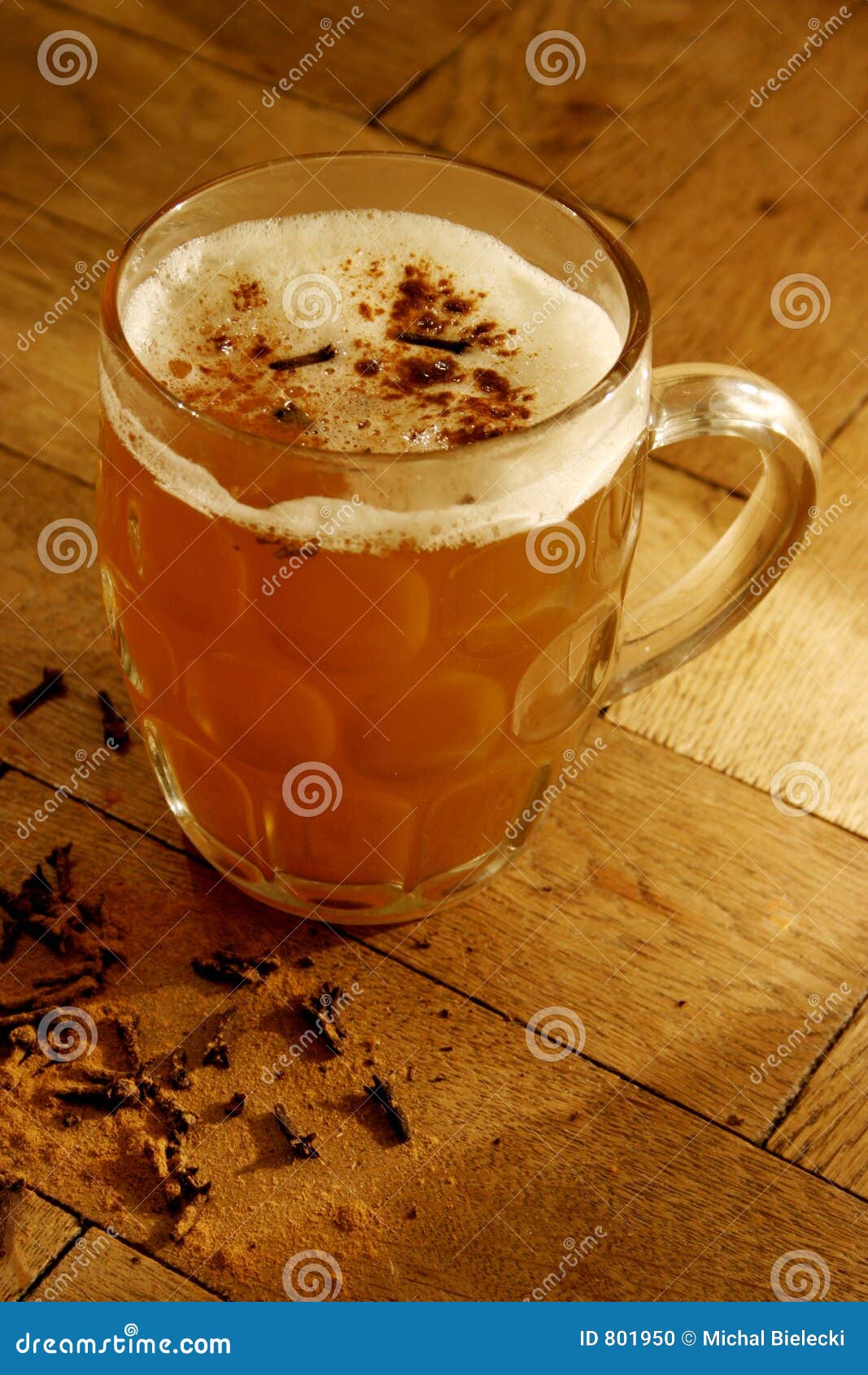 Beer heated with cloves stock photo. Image of foam, condensation - 801950