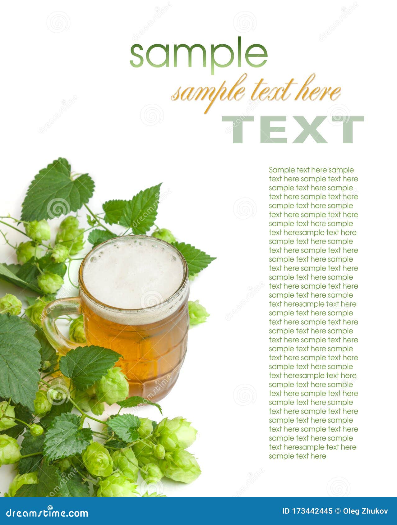 Beer and hop stock image. Image of crop, aroma, branch - 173442445