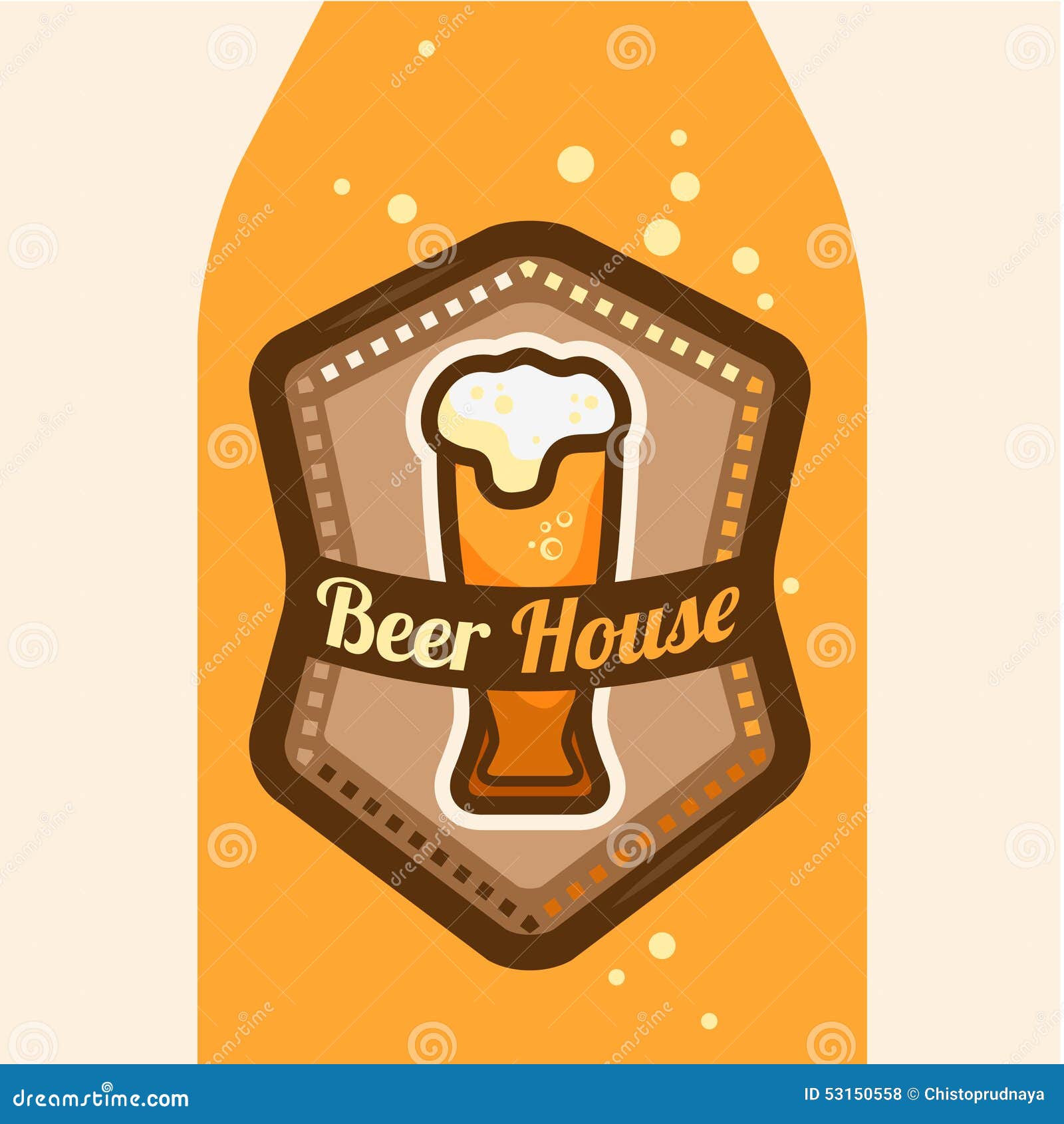 Beer house stock vector. Illustration of company, logo - 53150558