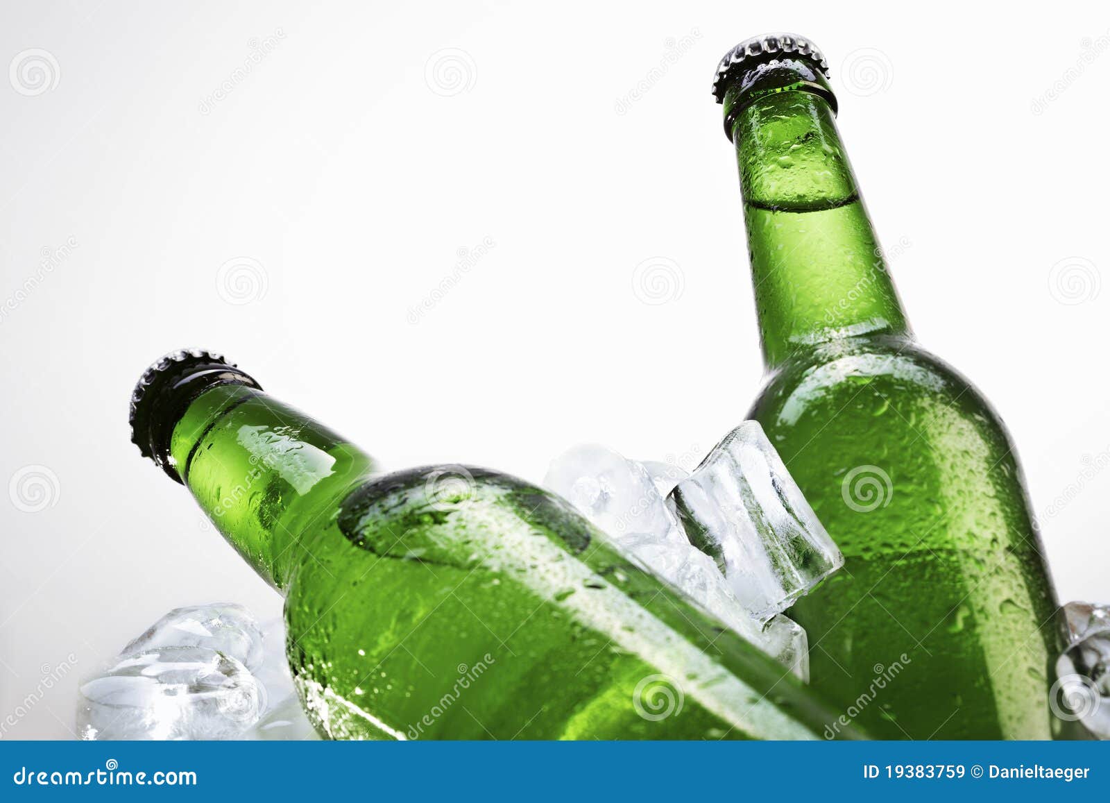 Beer on ice stock image. Image of lager, bubbles, translucent - 19383759