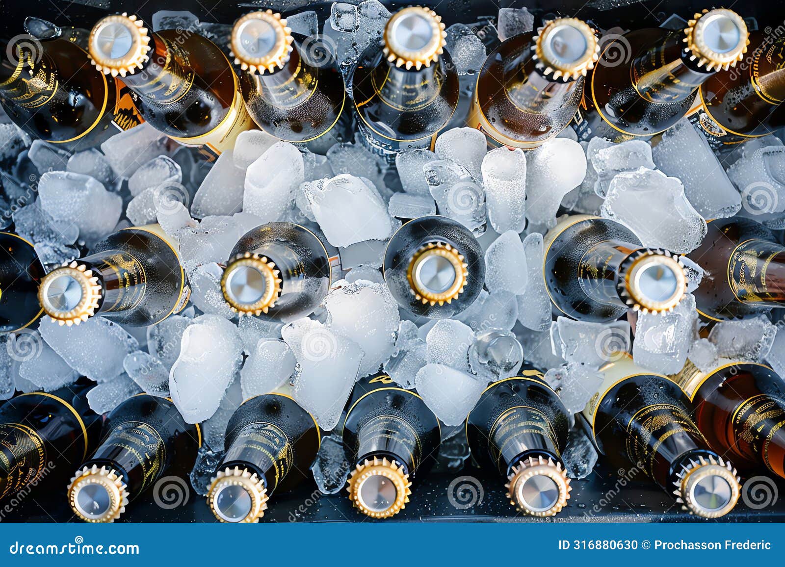 Beer and Ice Cube, AI Generated Stock Illustration - Illustration of ...