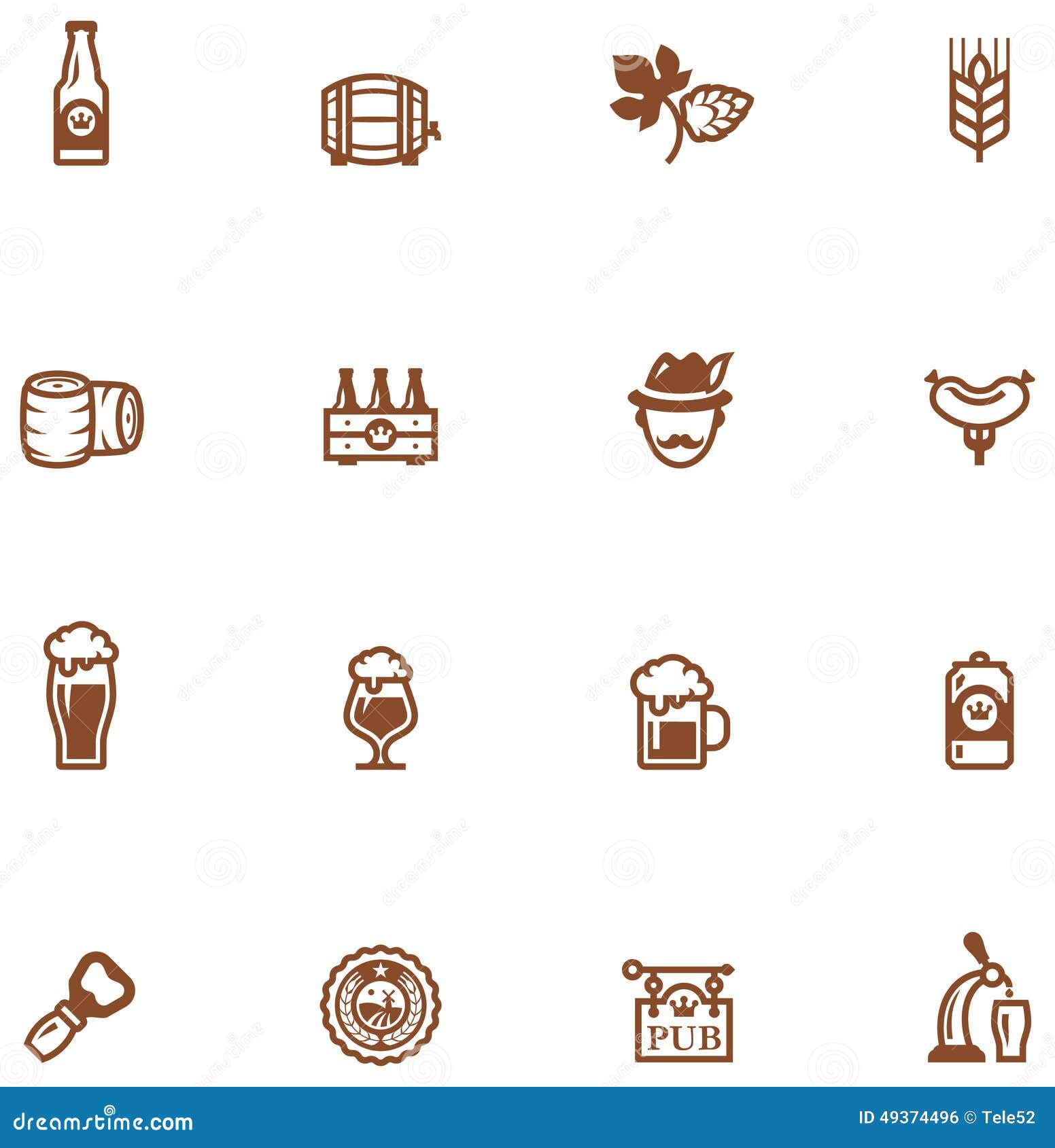 The Beer Icon. Cask And Keg, Alcohol, Beer Symbol. UI. Web. Logo. Sign ...