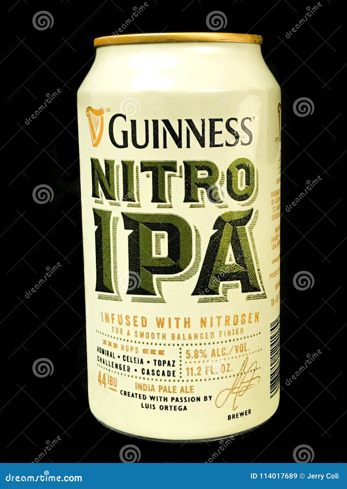 Beer Infused with Nitrogen editorial stock image. Image of infused ...