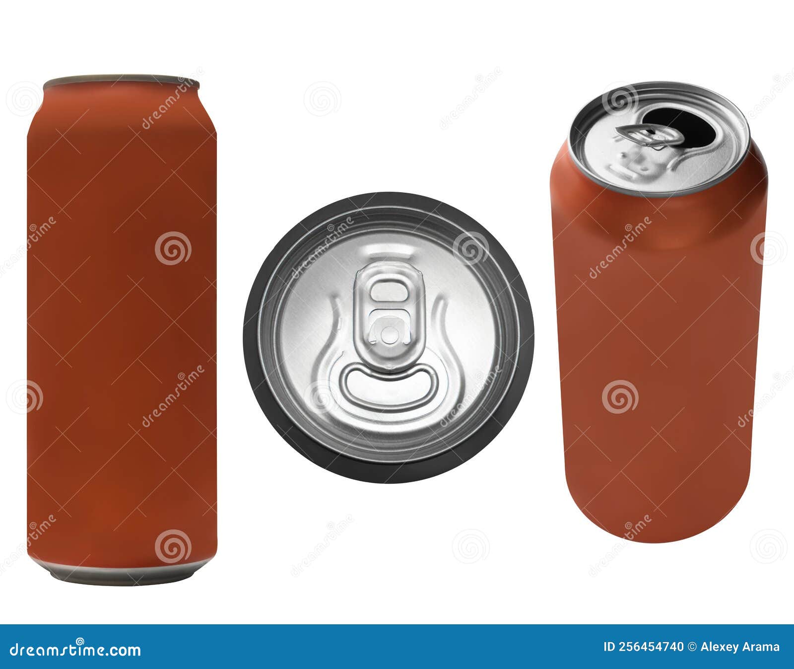 Beer Iron Can, on a White Background in Isolation Stock Illustration ...