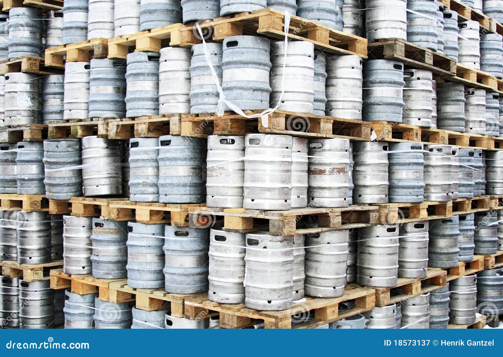 Beer kegs stock image. Image of metal, industry, barrel - 18573137