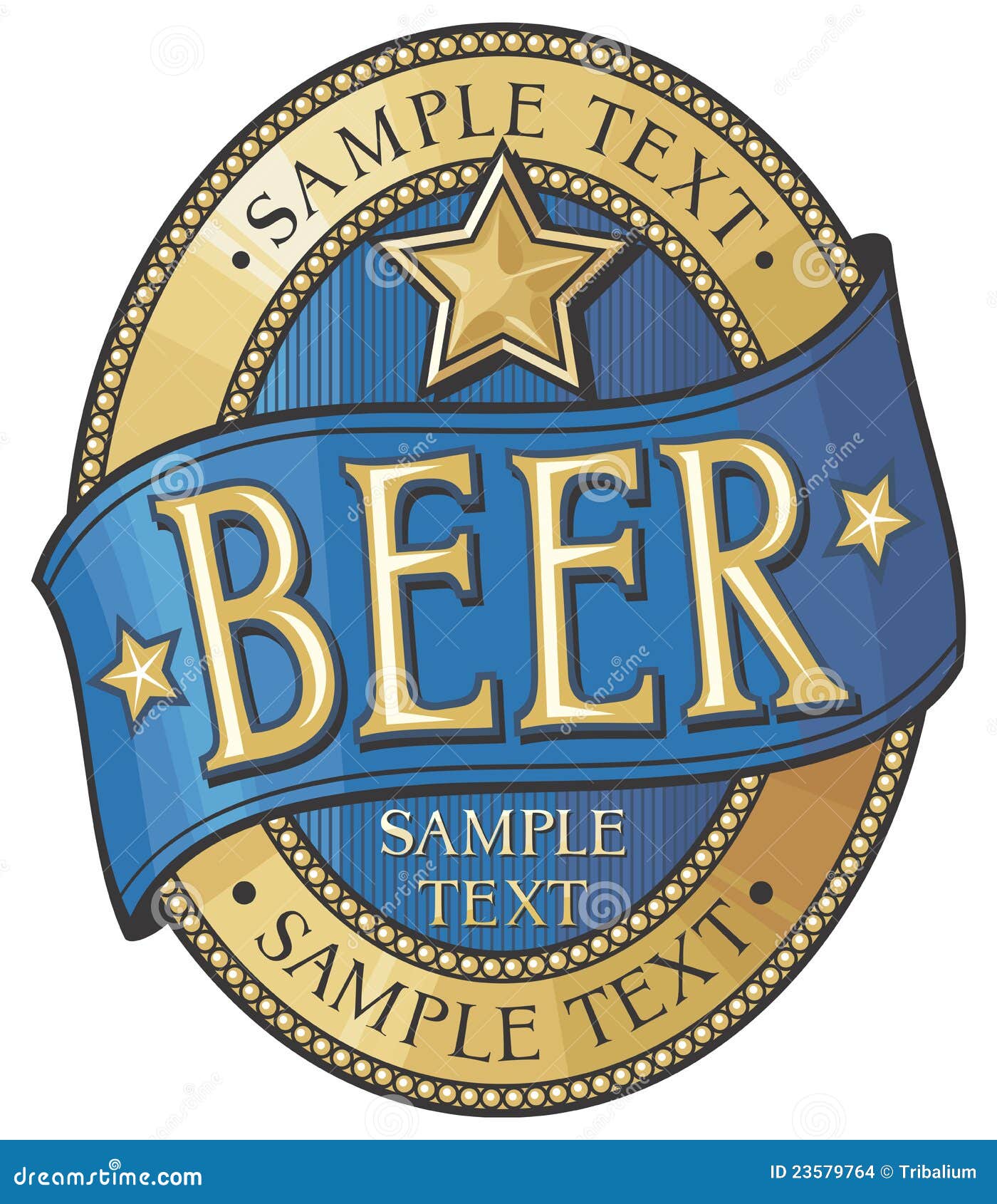Beer label design stock vector. Illustration of ornate - 23579764