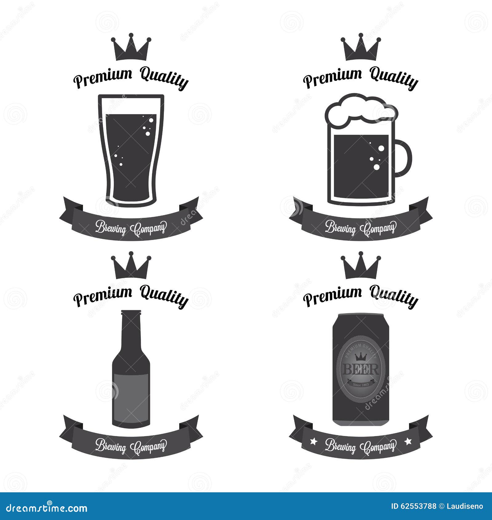 Beer labels stock vector. Illustration of card, graphic - 62553788