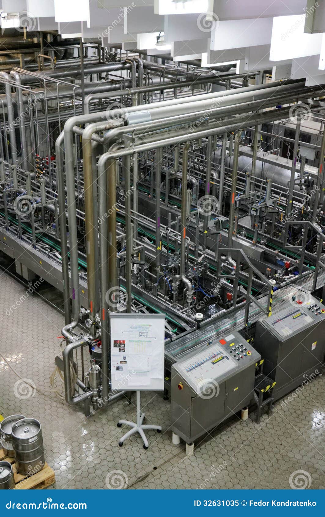 Beer making plant stock image. Image of beverage, duct - 32631035