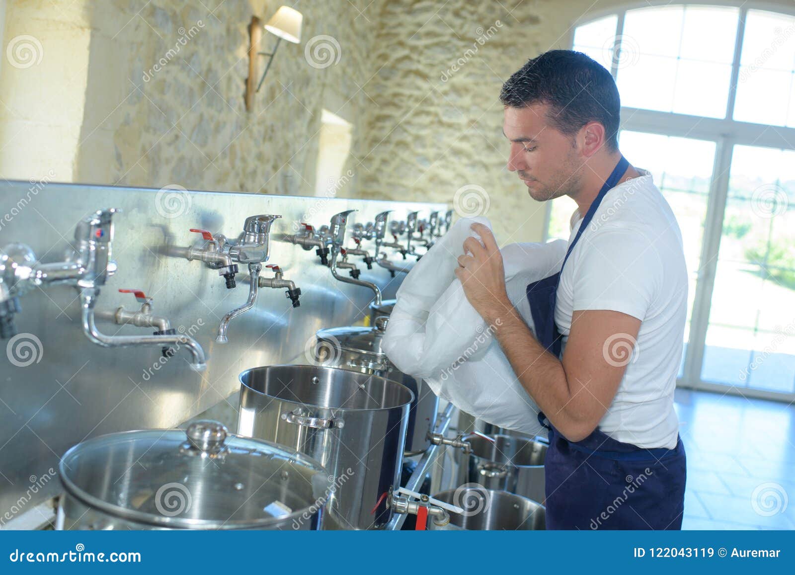 Beer malt in factory stock image. Image of alcohol, selection - 122043119