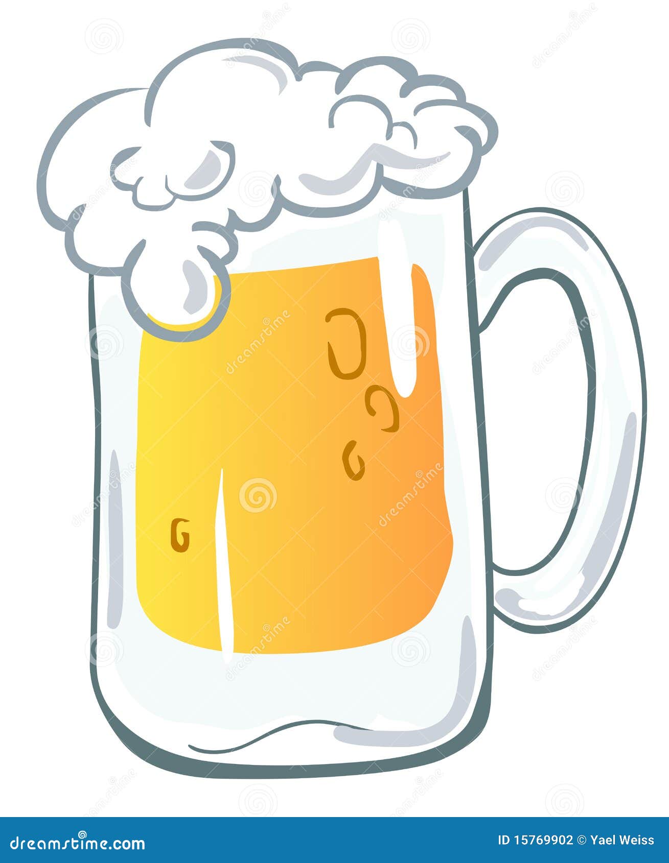 Beer mug stock vector. Illustration of fest, cartoon - 15769902