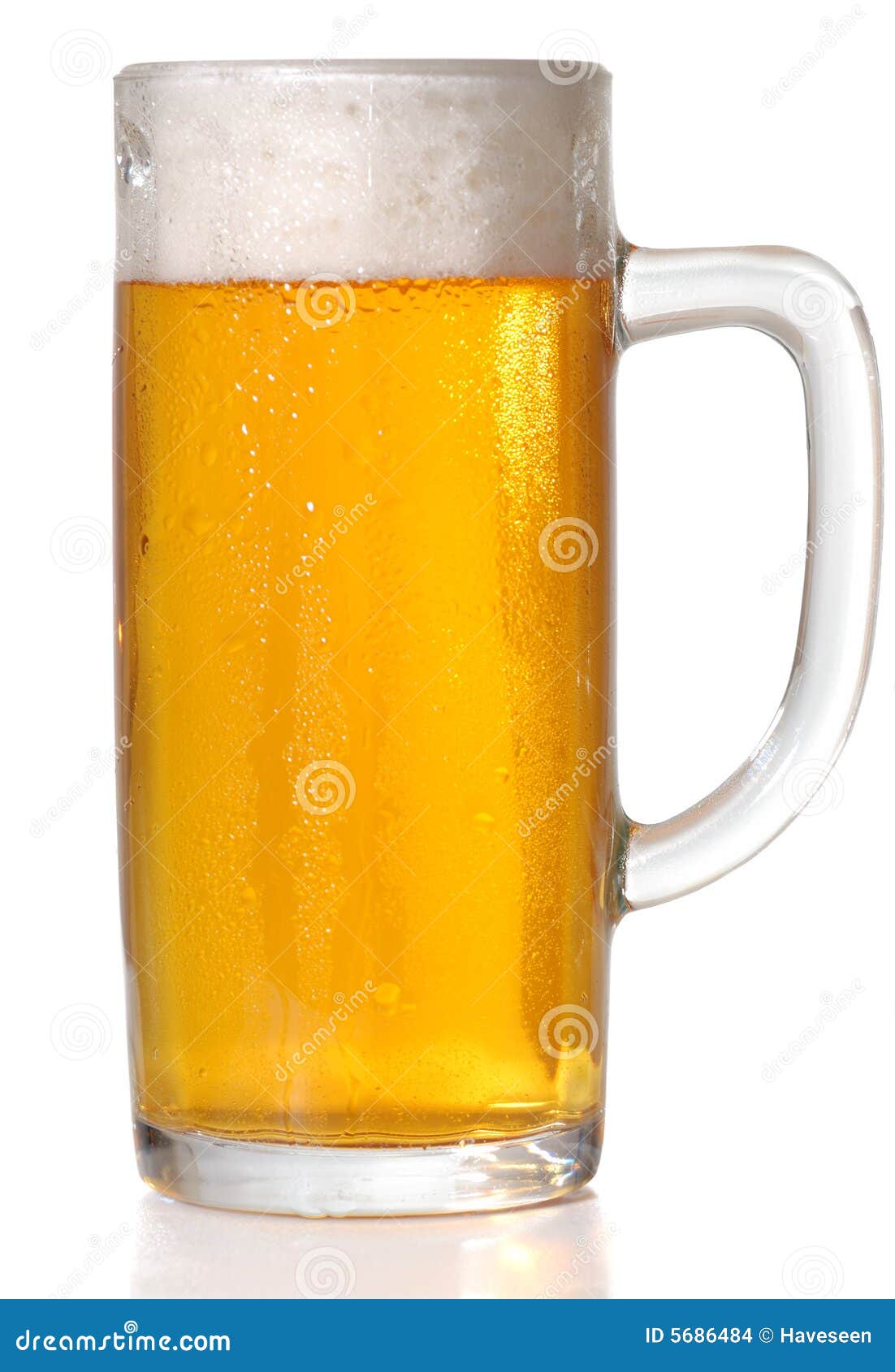 Beer mug stock photo. Image of gold, beverage, isolated - 5686484