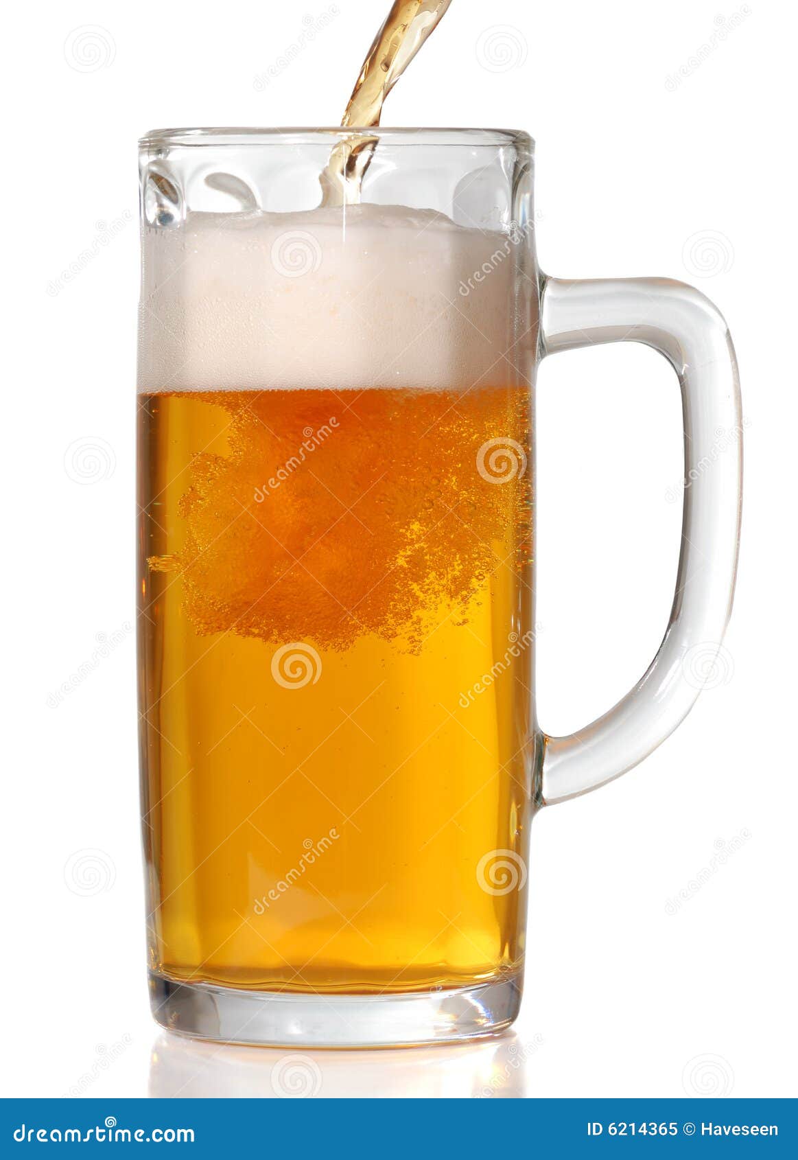 Beer mug stock image. Image of full, alcohol, foam, brewed - 6214365