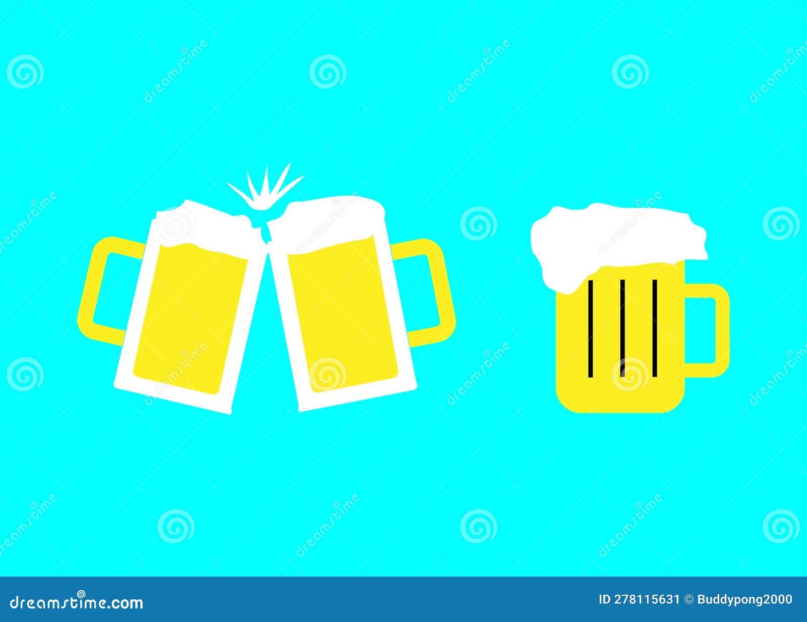 Beer Mug for Coloring Book Icon Cartoon Logo Stock Vector ...