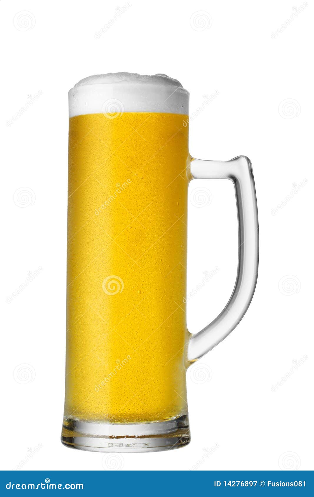 Beer Mug Isolated on White Background Stock Image - Image of vertical ...