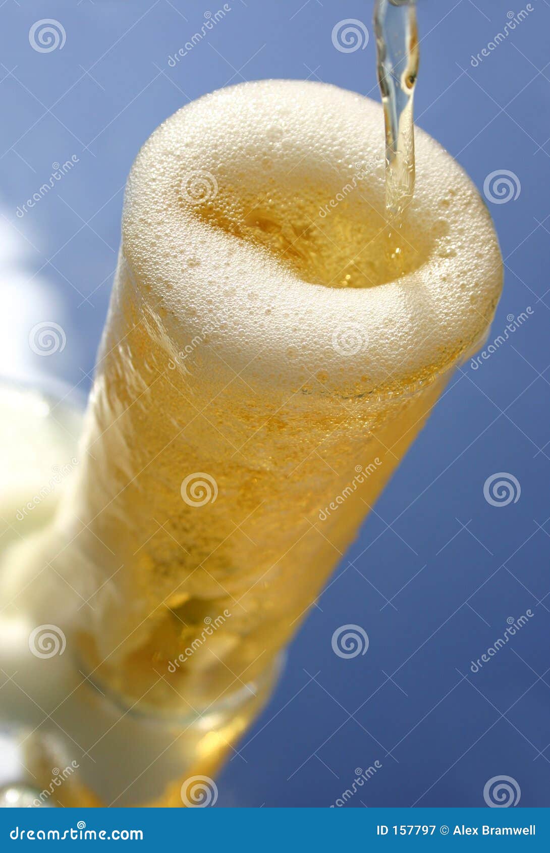 Beer Overflowing stock image. Image of full, head, alcohol - 157797