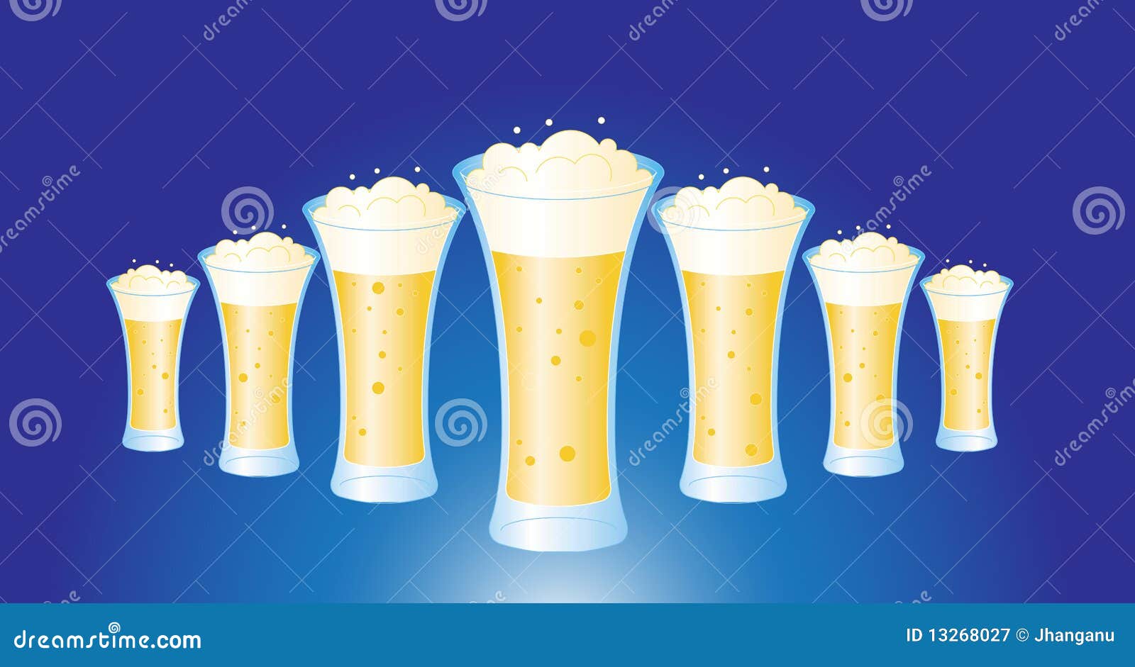 Beer pints stock vector. Illustration of drawing, lager - 13268027