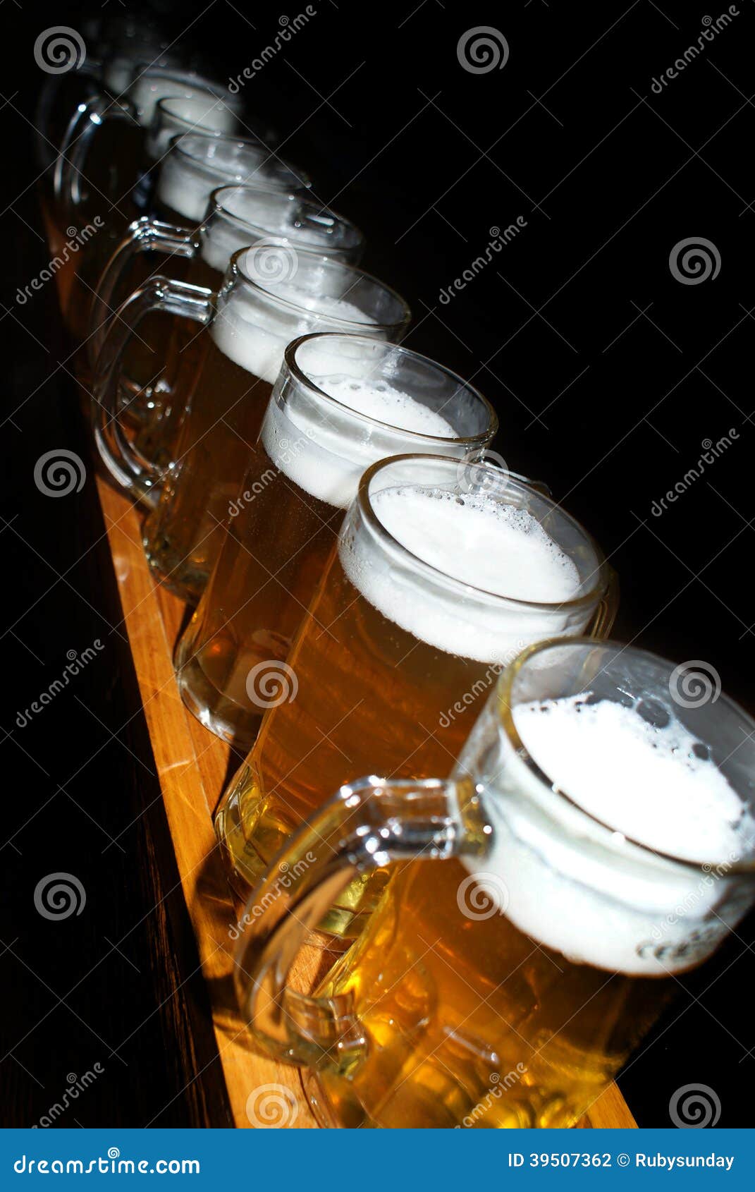 Beer pints stock photo. Image of cool, lager, closeup - 39507362