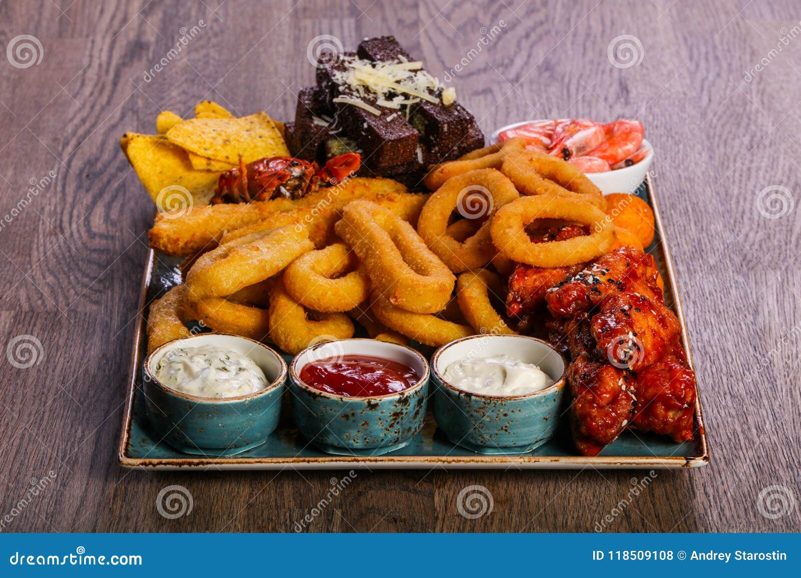 Beer plate snack stock photo. Image of appetizer, spicy - 118509108