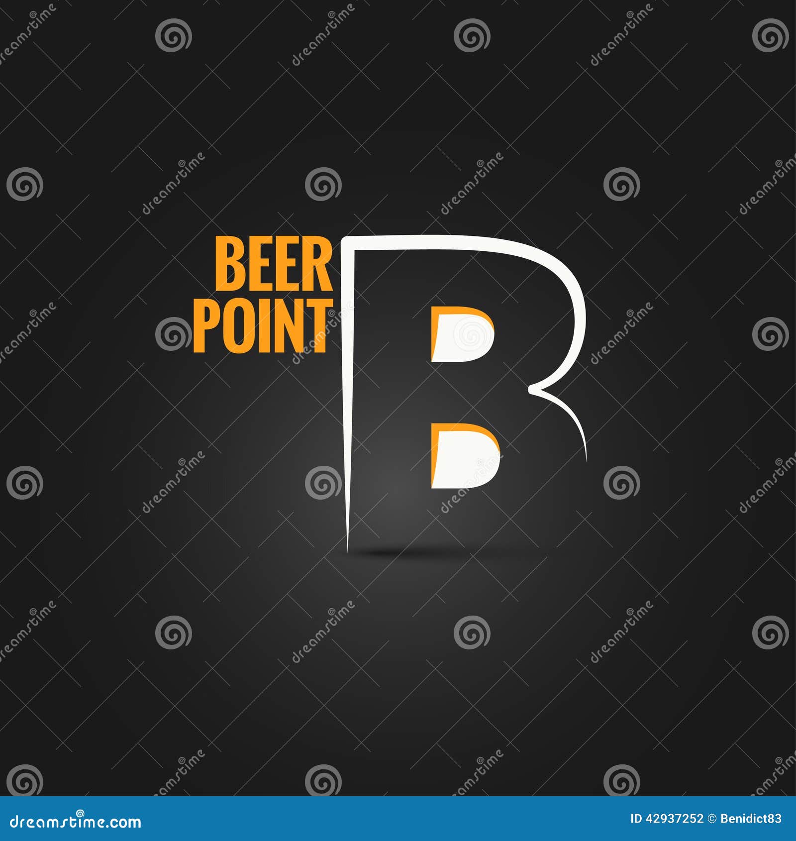 Beer Point Design Background Vector Illustration | CartoonDealer.com ...