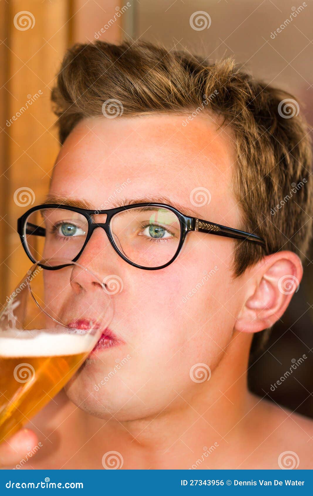 Beer portrait stock photo. Image of male, happy, enjoying - 27343956