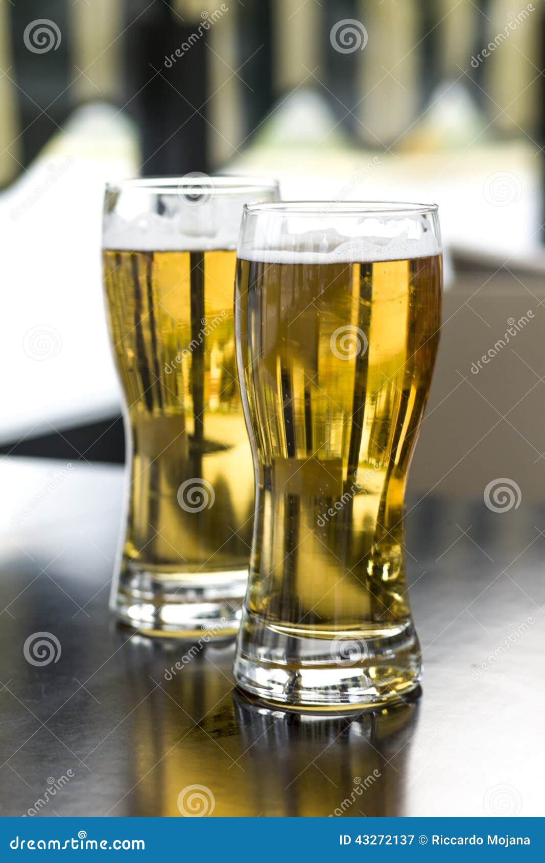 Beer on pub table stock image. Image of europe, fresh - 43272137