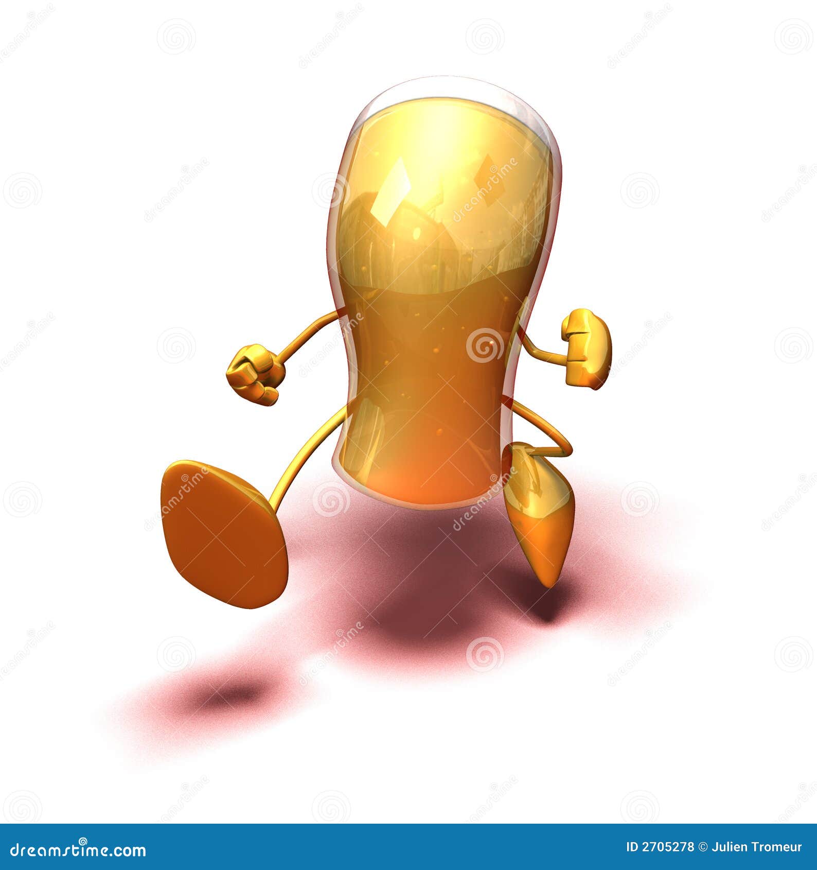 Beer running stock illustration. Illustration of restaurant - 2705278