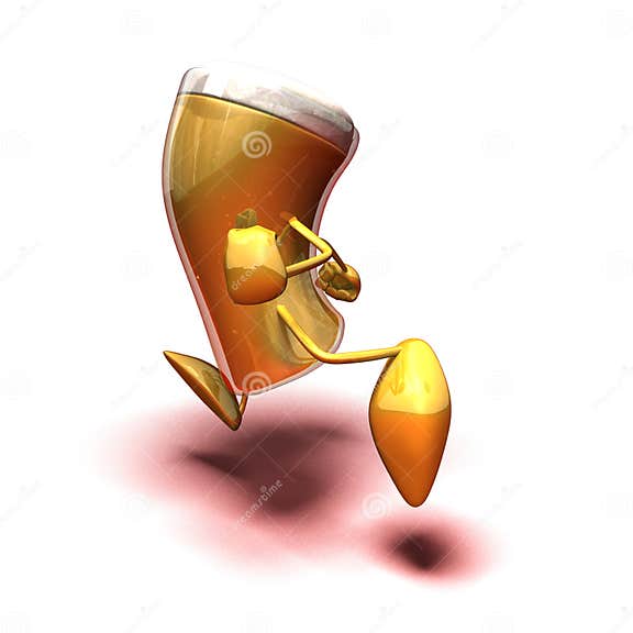 Beer running stock illustration. Illustration of refreshing - 2705320