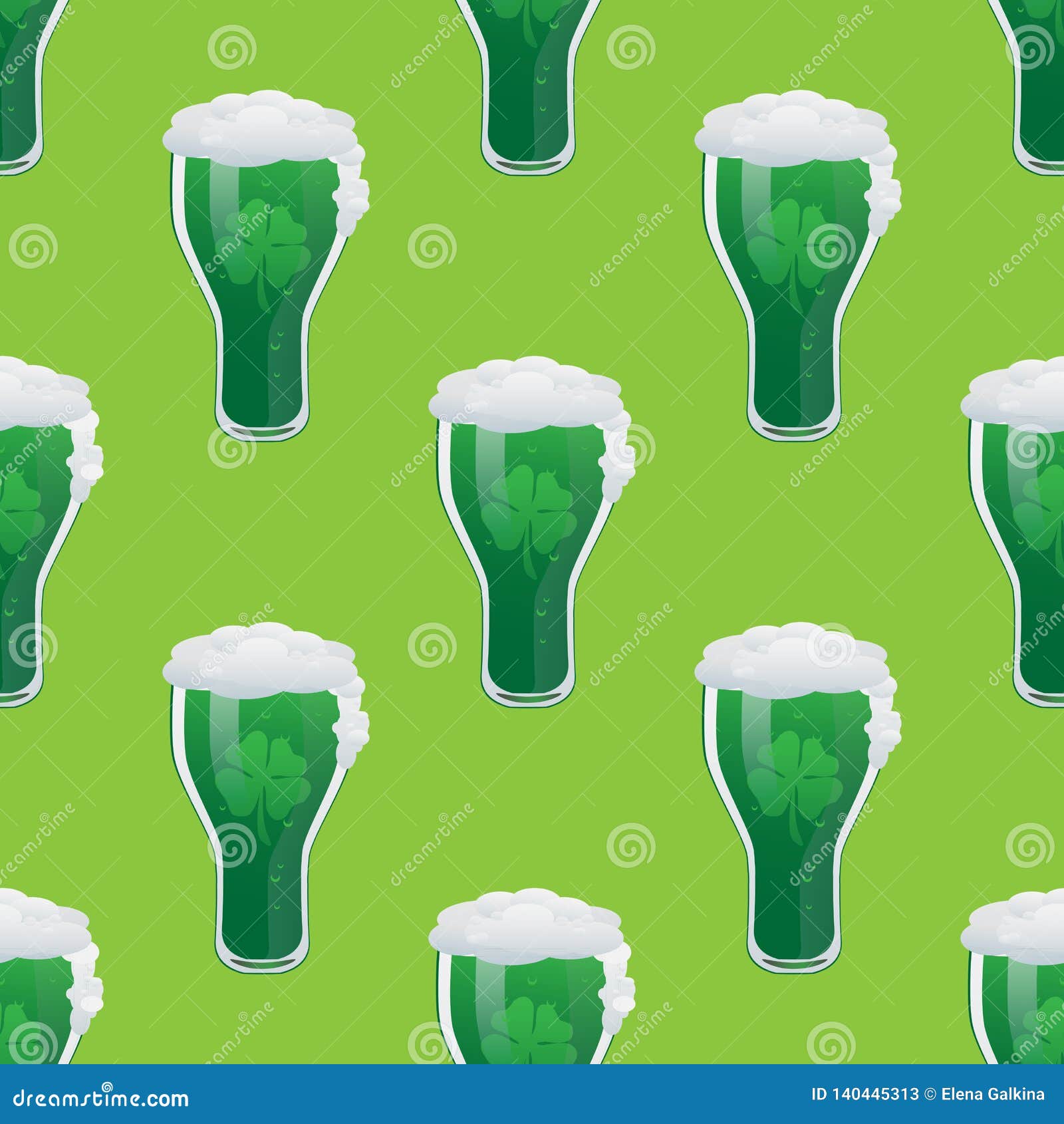 Beer seamless pattern stock vector. Illustration of party - 140445313