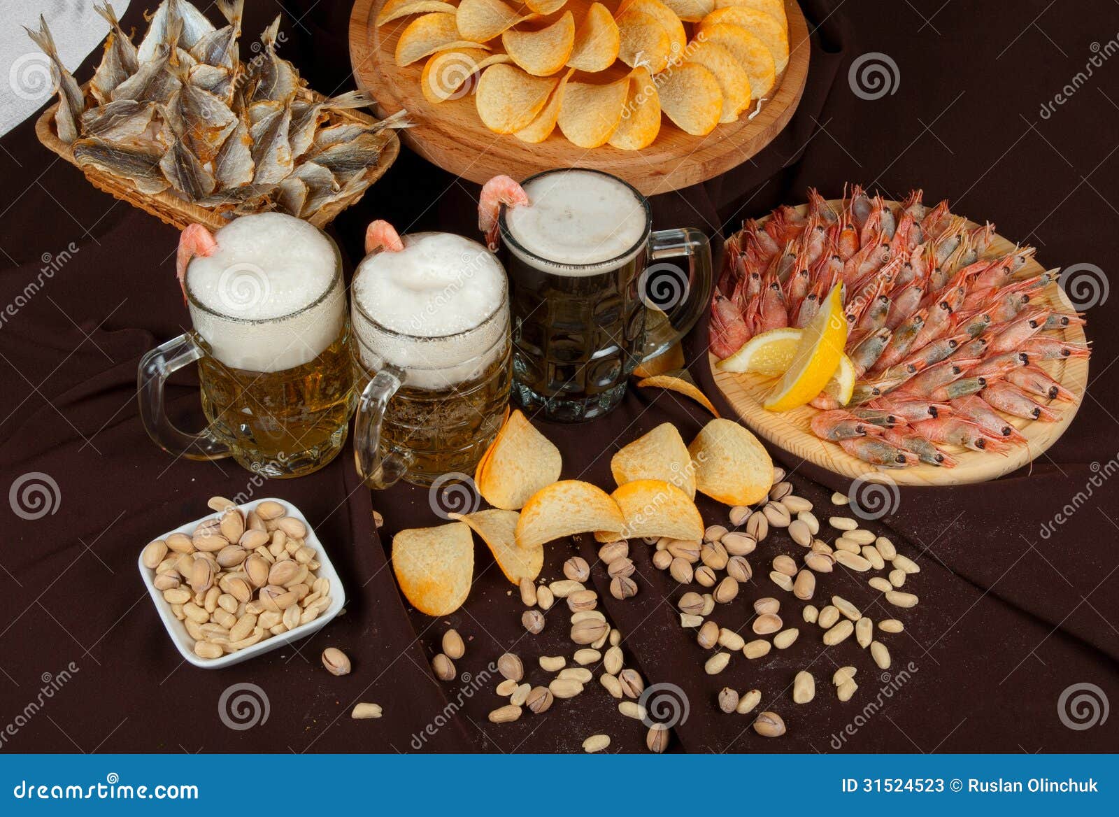 Beer set stock image. Image of full, lunch, appetizer - 31524523