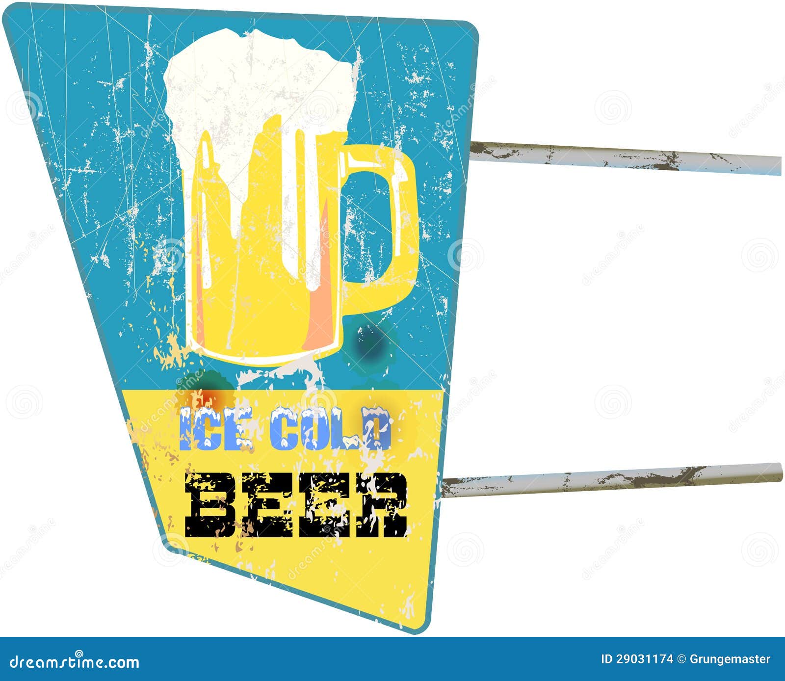 Beer sign stock vector. Illustration of alcohol, fashioned - 29031174