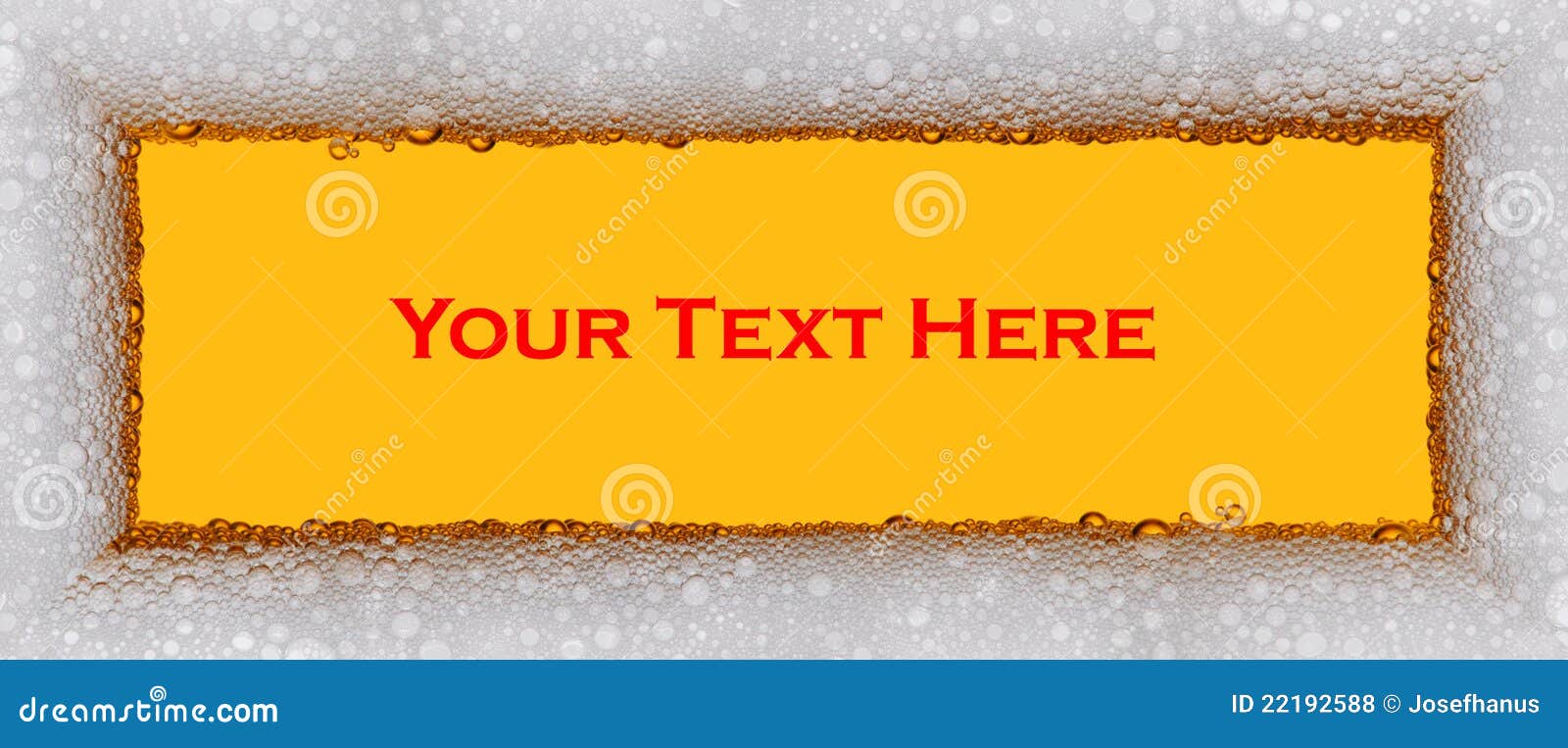 Beer Sign with Froth Texture Stock Photo - Image of fresh, background ...