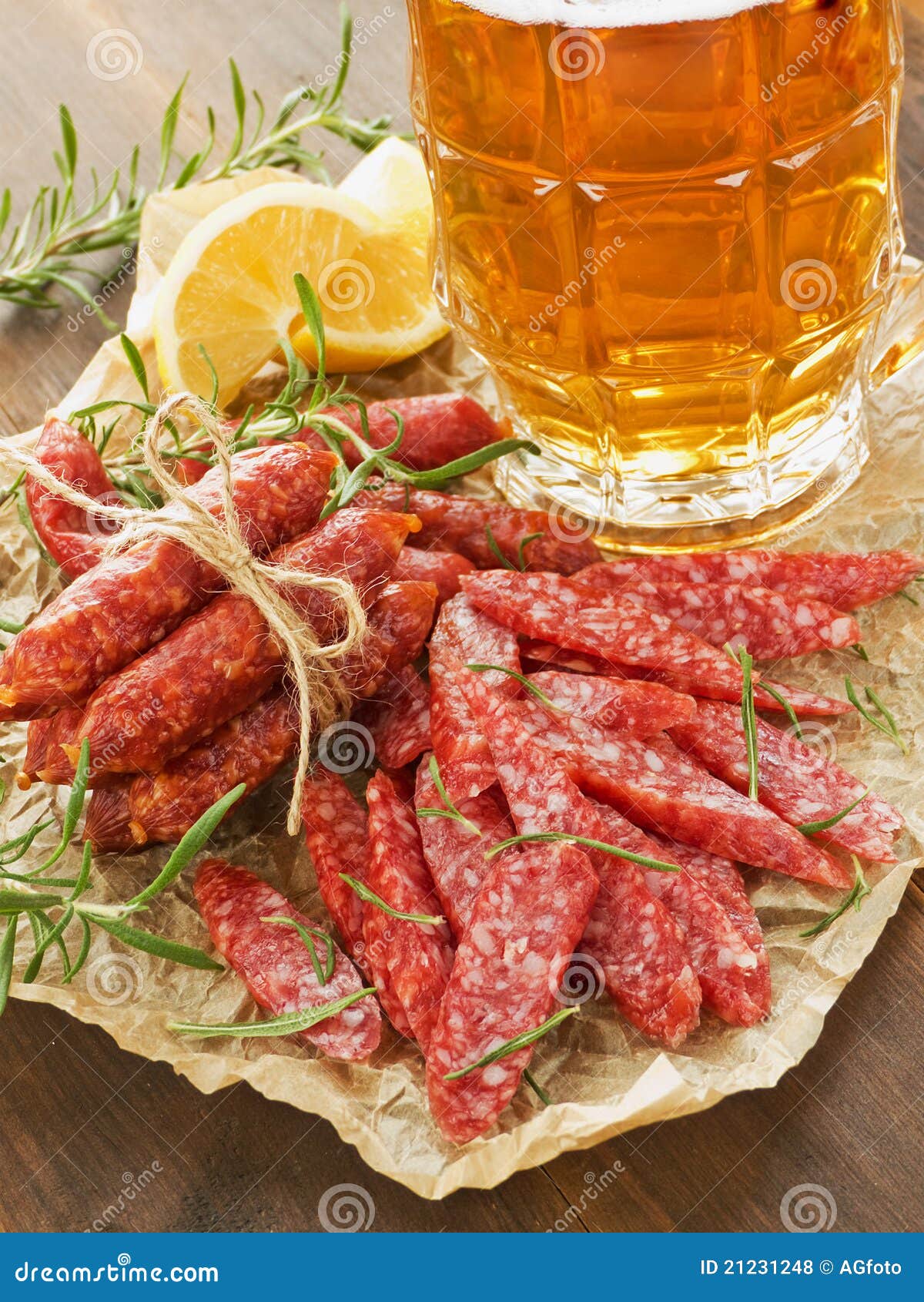 Beer and snacks stock photo. Image of beverage, branch - 21231248