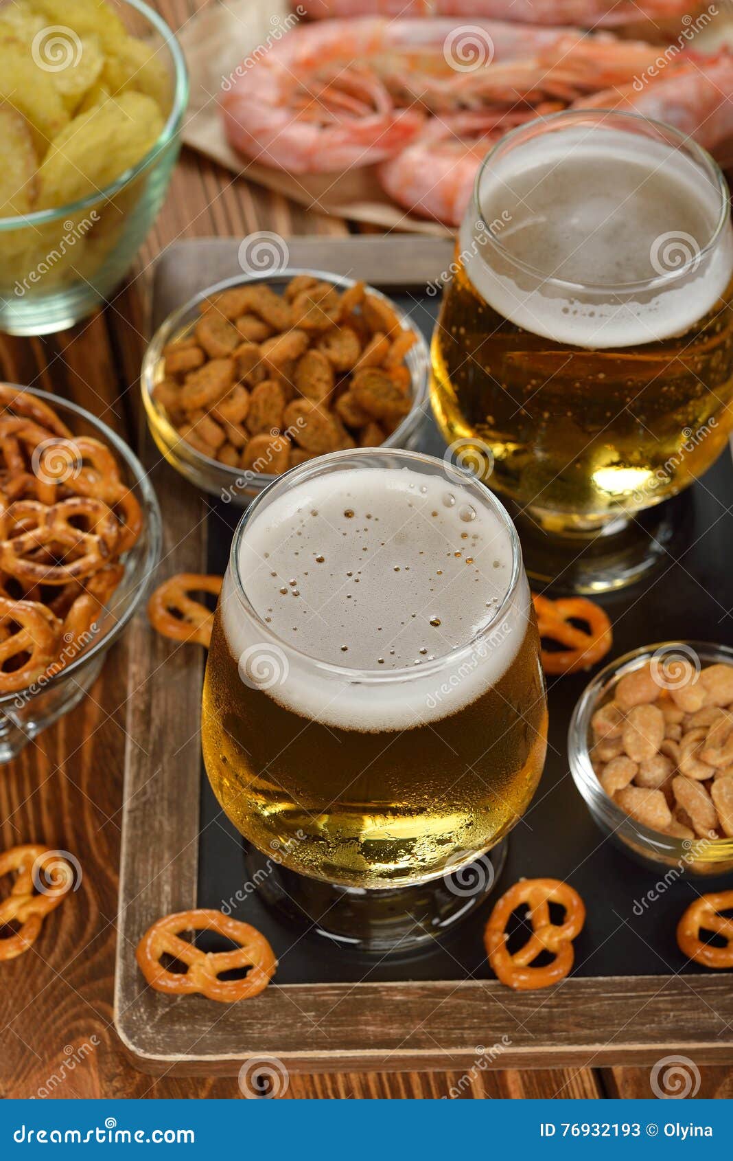 Beer and snacks stock image. Image of snacks, refreshing - 76932193