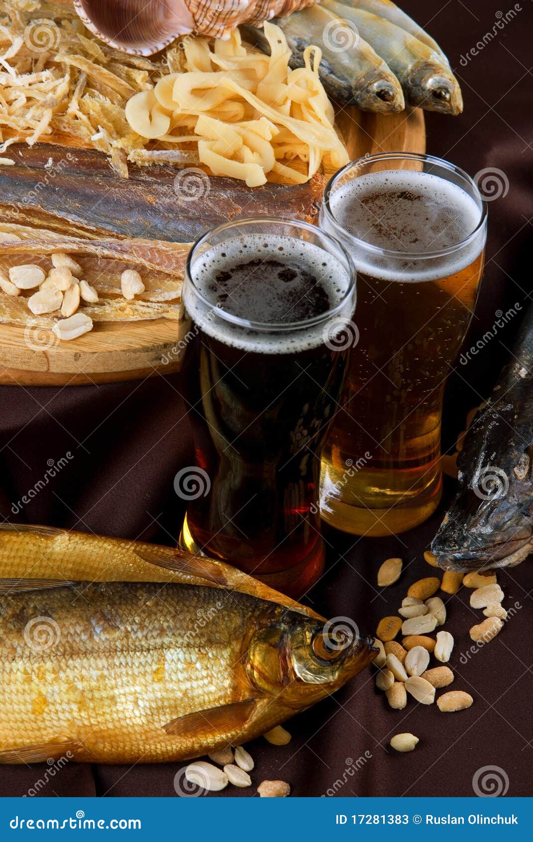 Beer and snacks set stock image. Image of boiled, cooked - 17281383