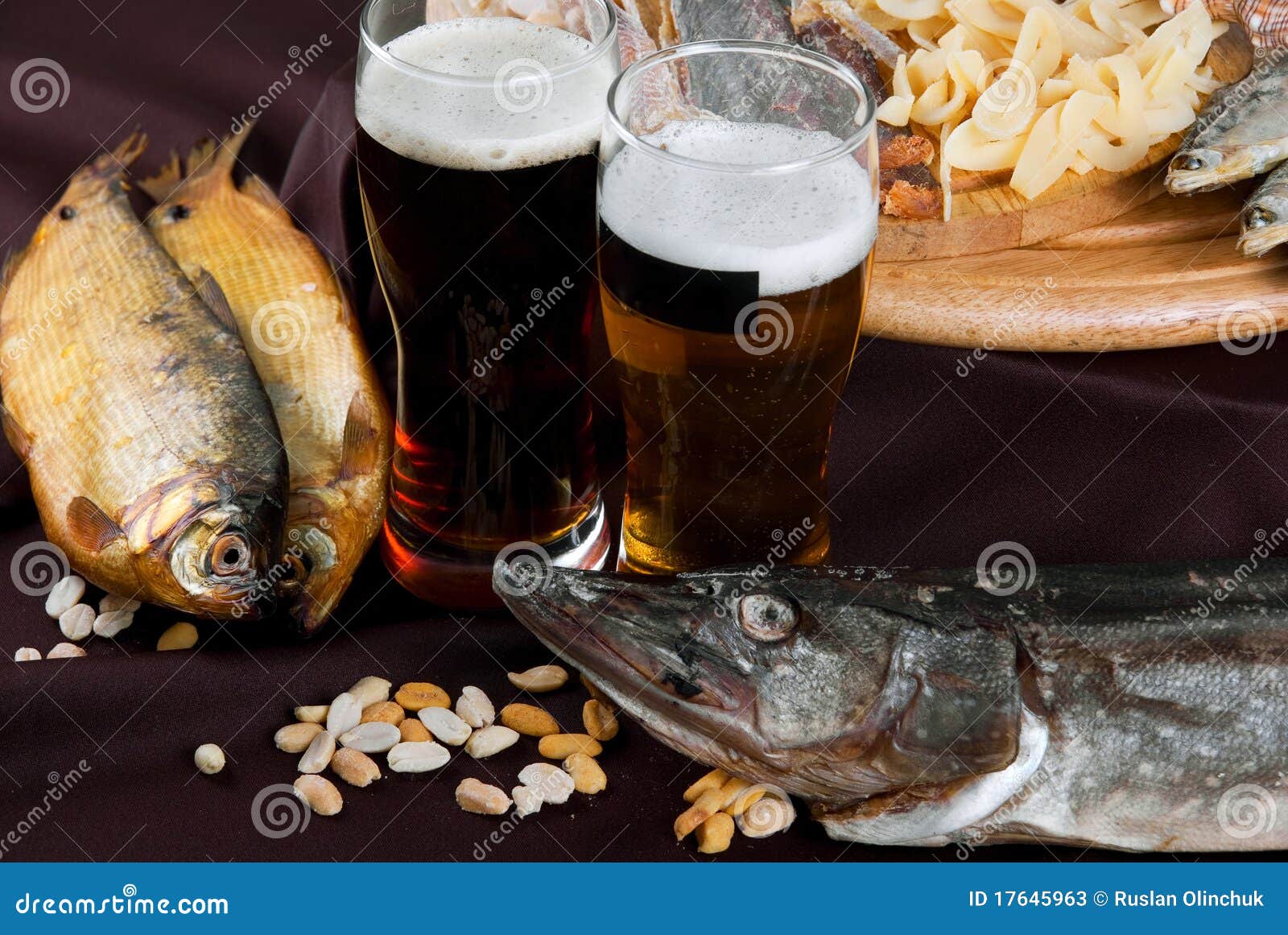 Beer and snacks set stock image. Image of drink, golden - 17645963